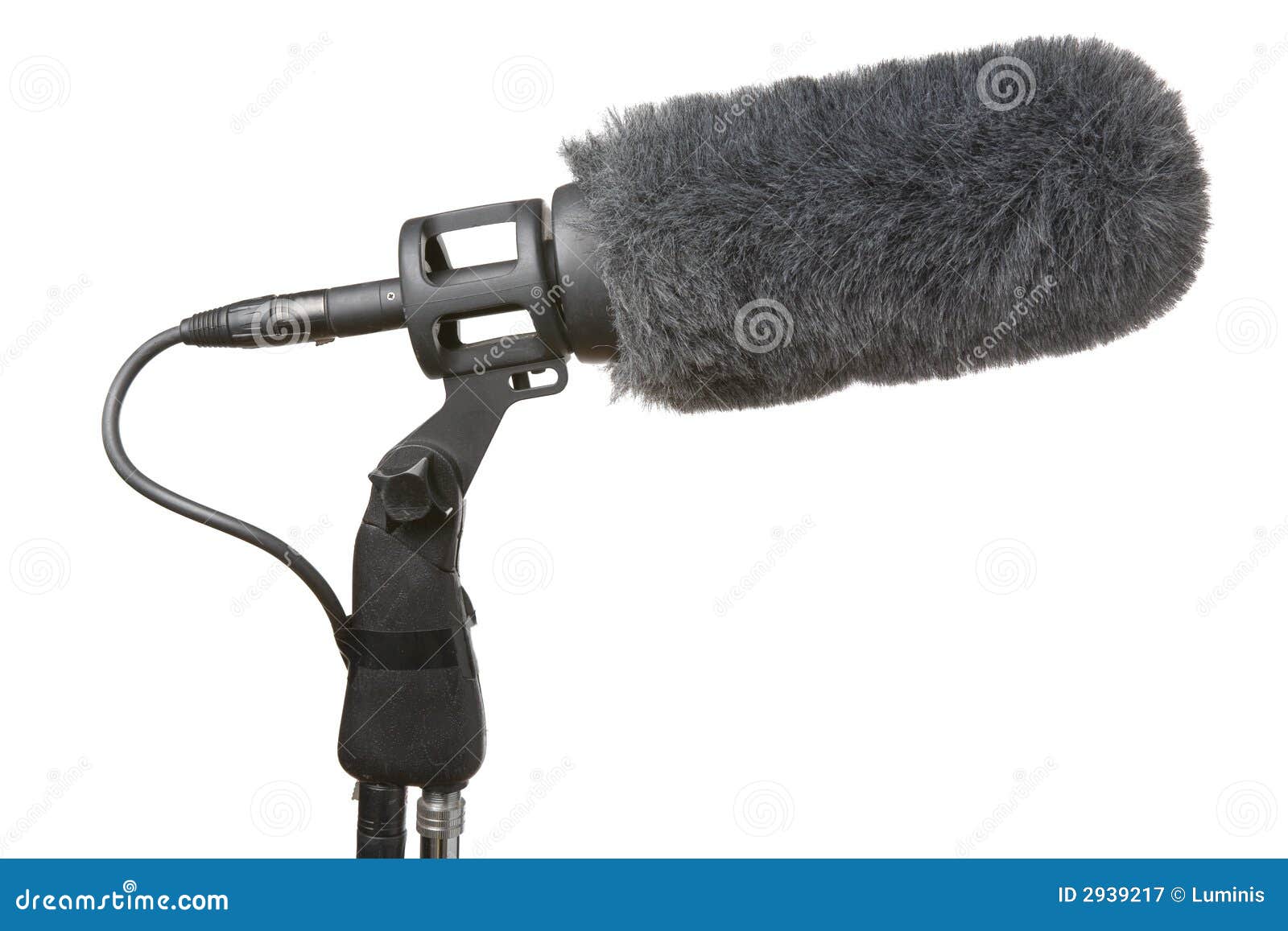 Microfoon en Windscherm stock afbeelding. Image of geïsoleerd - 2939217