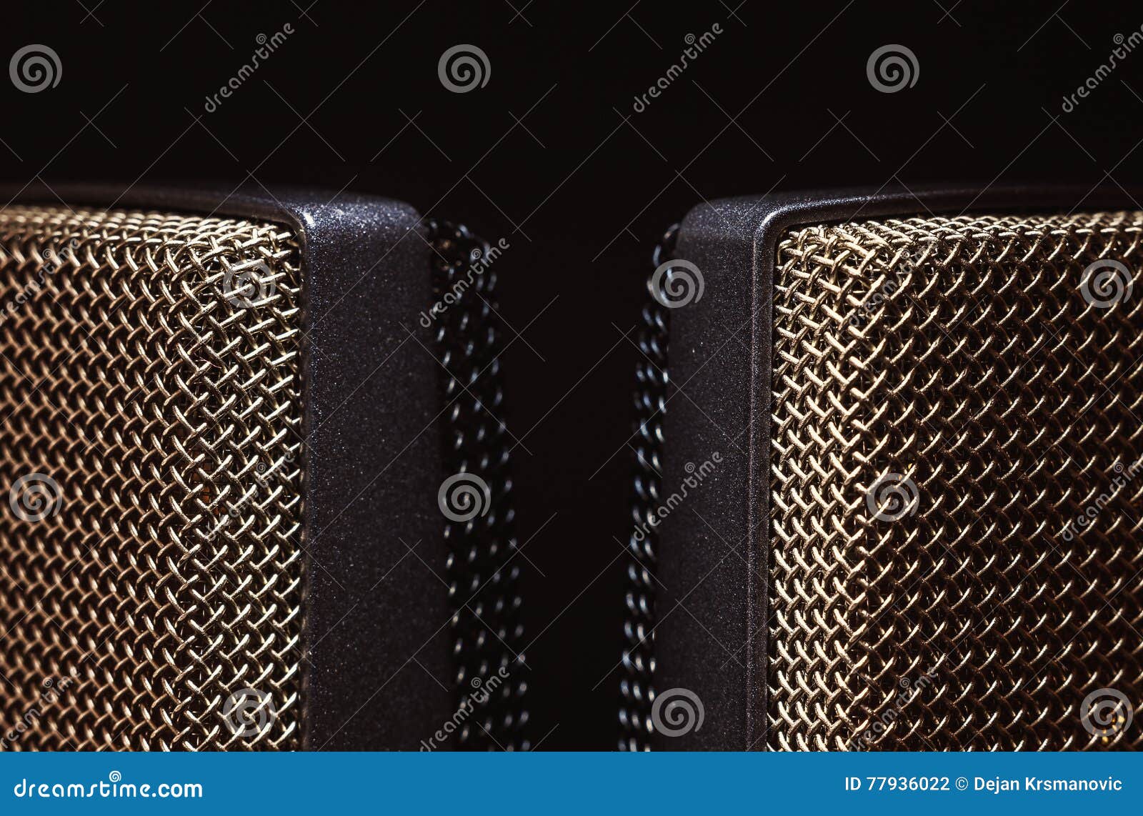Microfoons Van De Studio De Grote Capsule Stock Foto - Image of ...