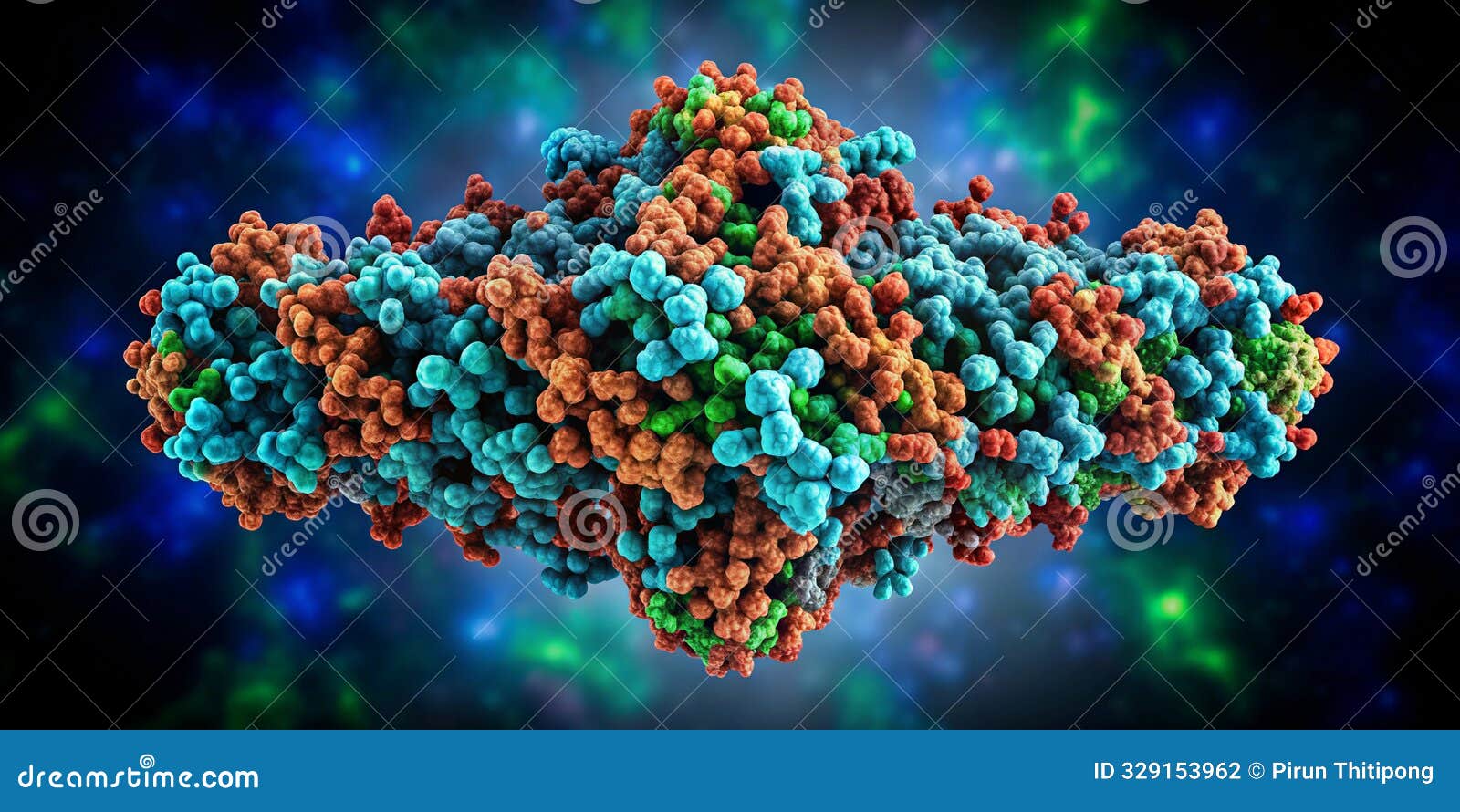 A Micrograph of Crazy and Altered Protein from a Microscope Generative ...