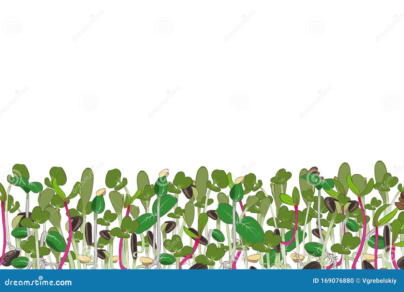 Sprouts Texture Stock Illustrations – 611 Sprouts Texture Stock ...