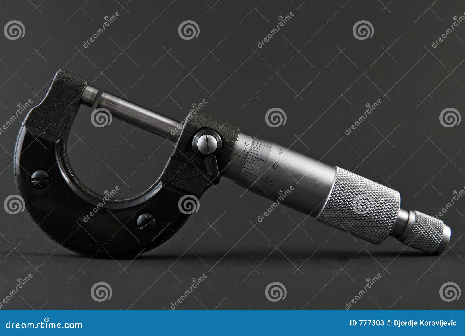 Micrometer stock image. Image of measuring, machinist, production - 777303