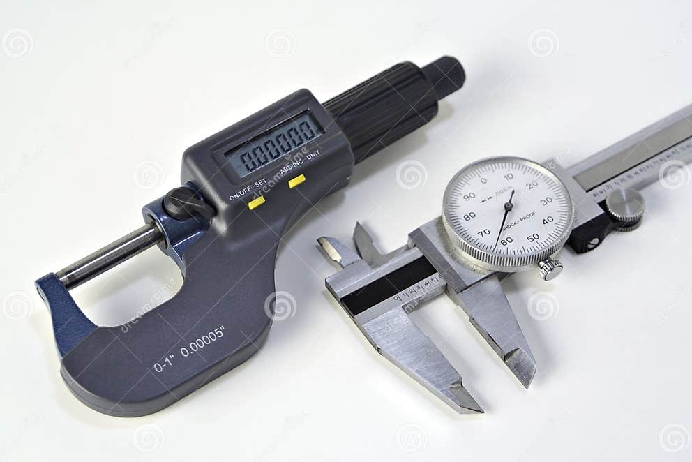 Micrometer and Caliper stock image. Image of measurement - 1843907