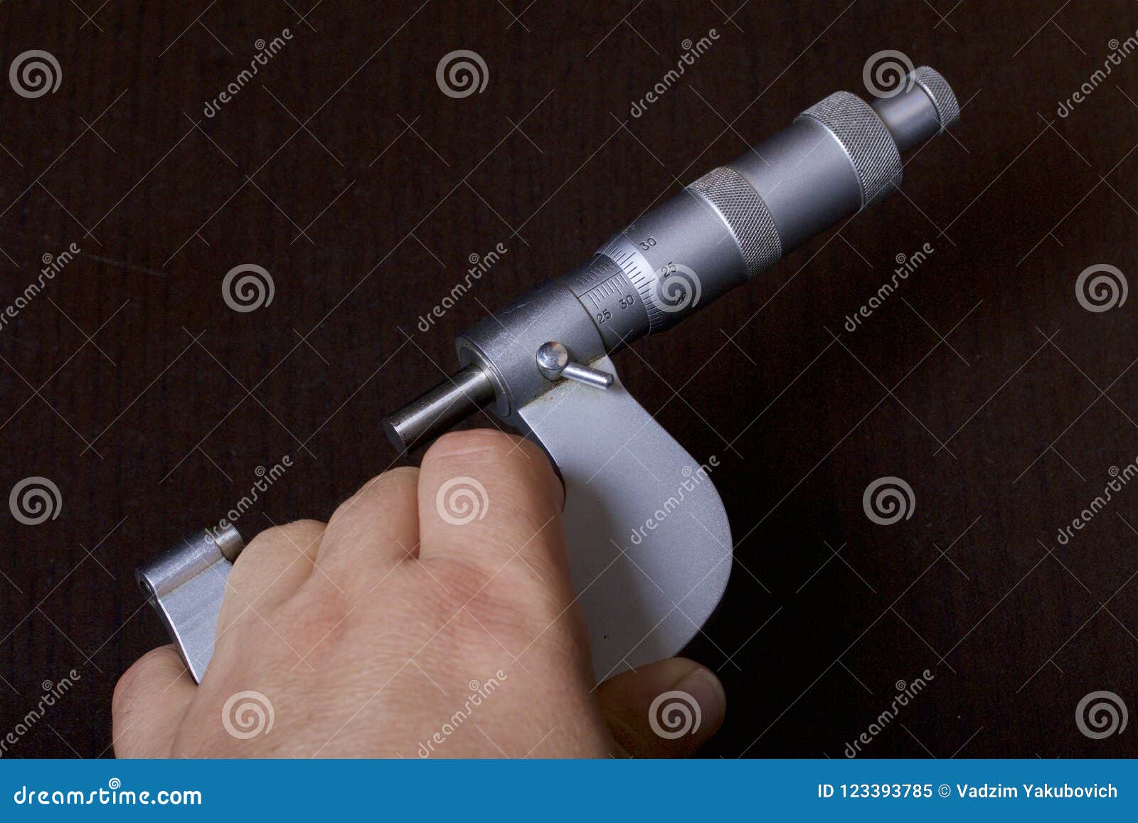 Micrometer With A Circular Scale For External Measurements And A ...