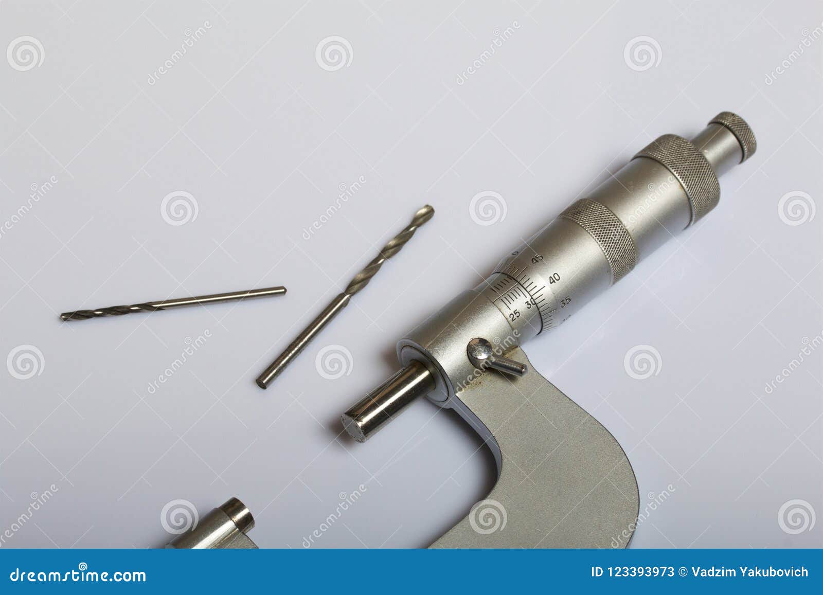 Micrometer With A Circular Scale For External Measurements And A ...