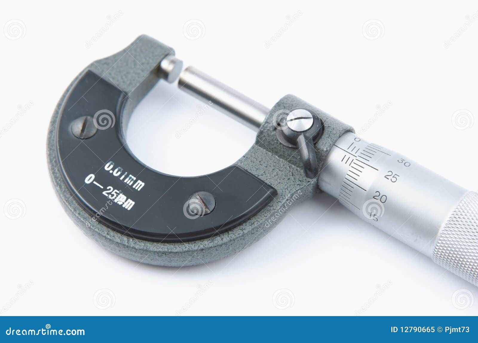 Micrometer Detail stock image. Image of engineering, precision - 12790665