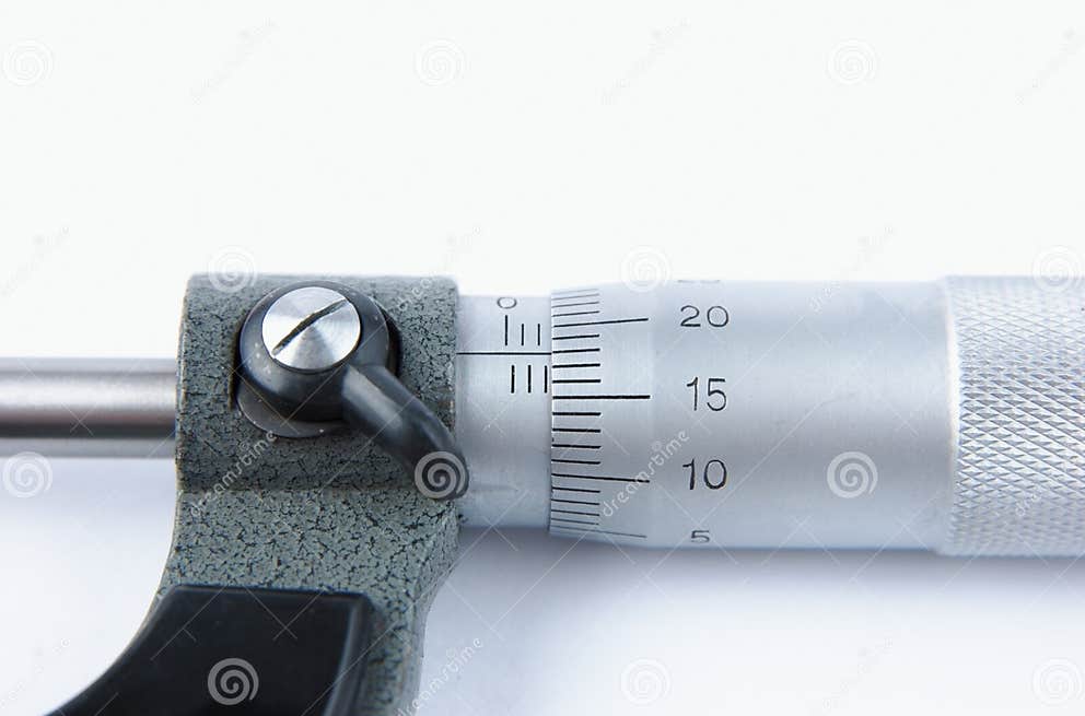 Micrometer Detail stock photo. Image of scale, tool, precision - 12790682
