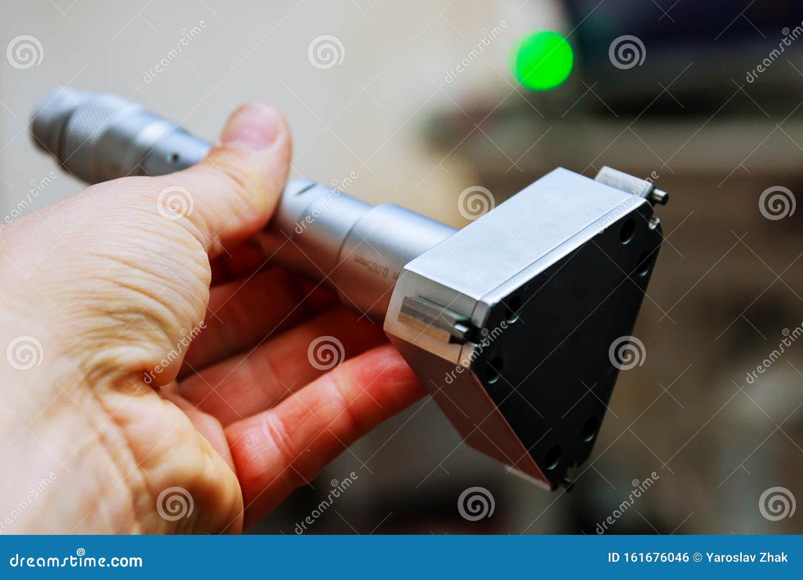Micrometer. Device for Accurate Measurement of Hole Diameter. Stock ...