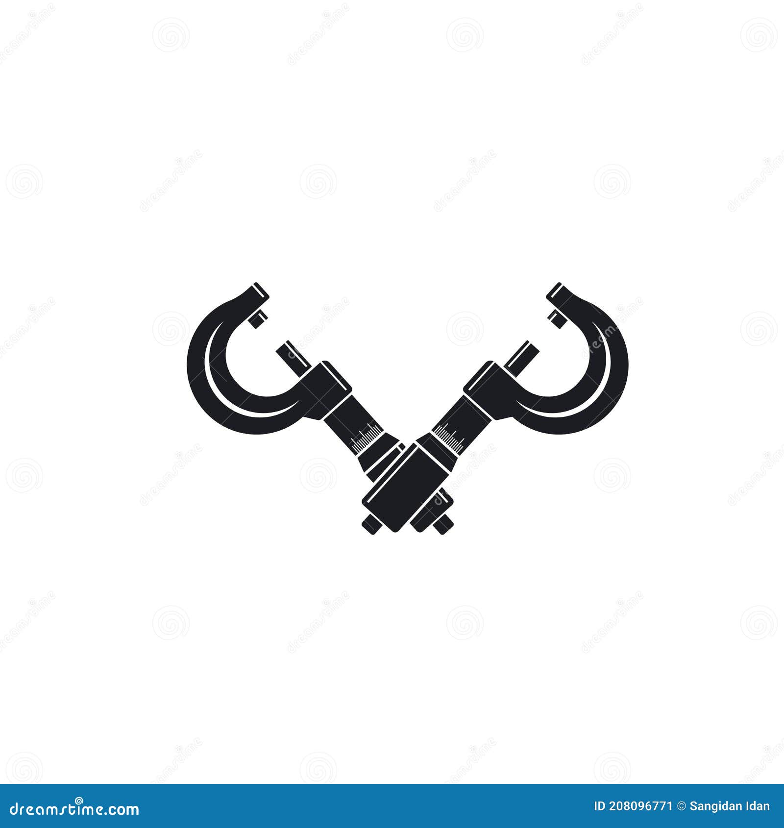 Micrometer Icon Vector Illustration Design Template Stock Vector ...