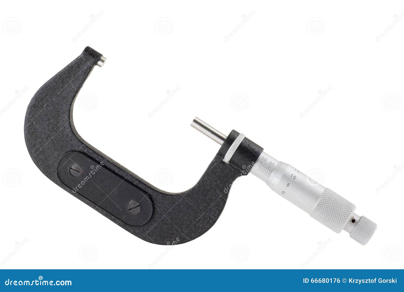 Micrometer Isolated on White with Background Stock Photo - Image of ...