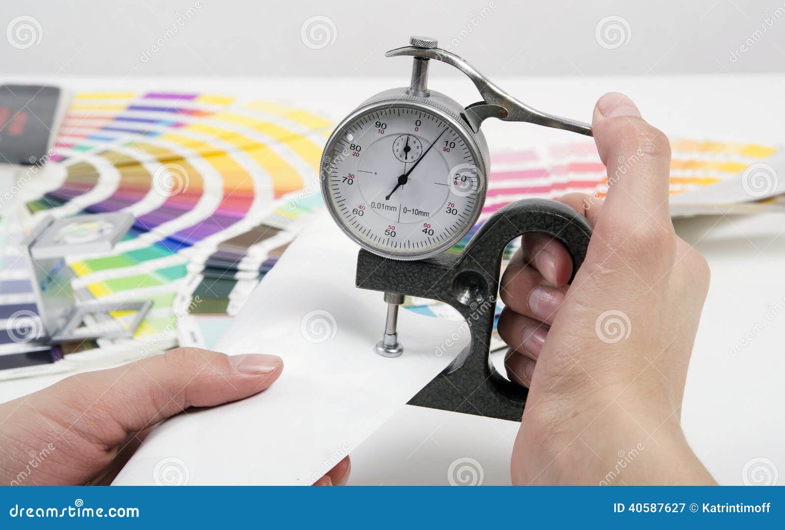 Micrometer stock image. Image of instruments, industrial - 40587627