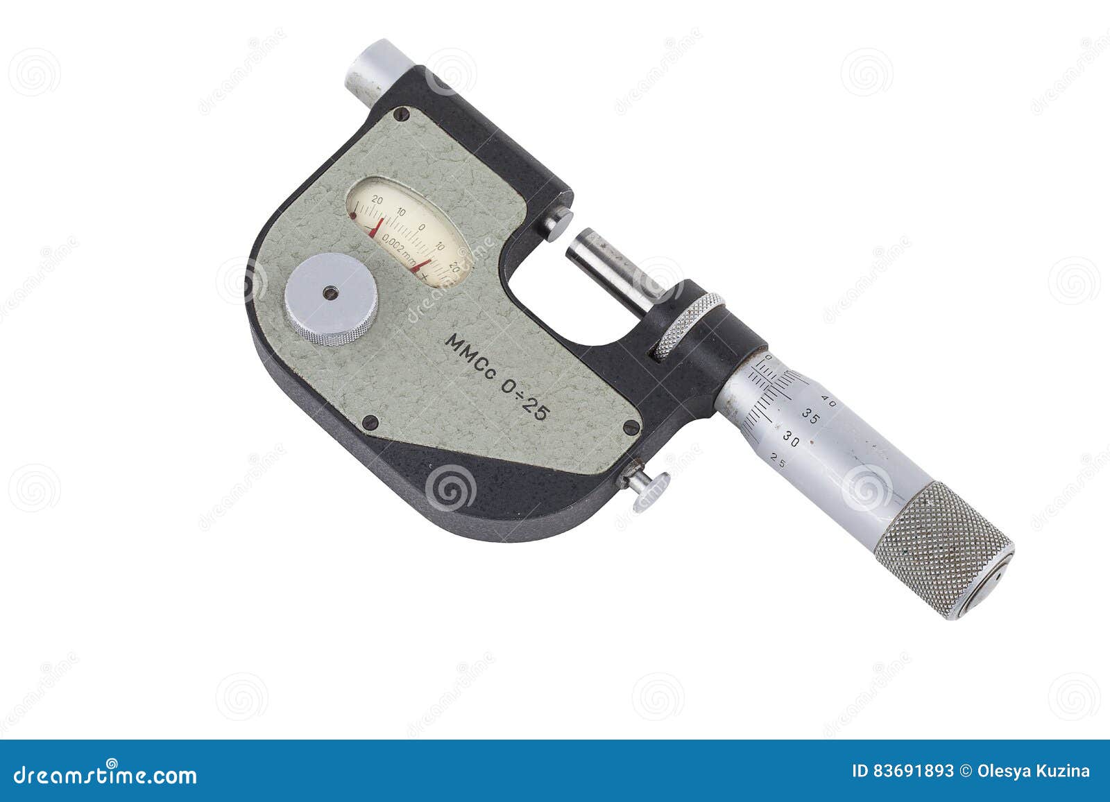 Micrometer stock image. Image of clench, metal, flat - 83691893