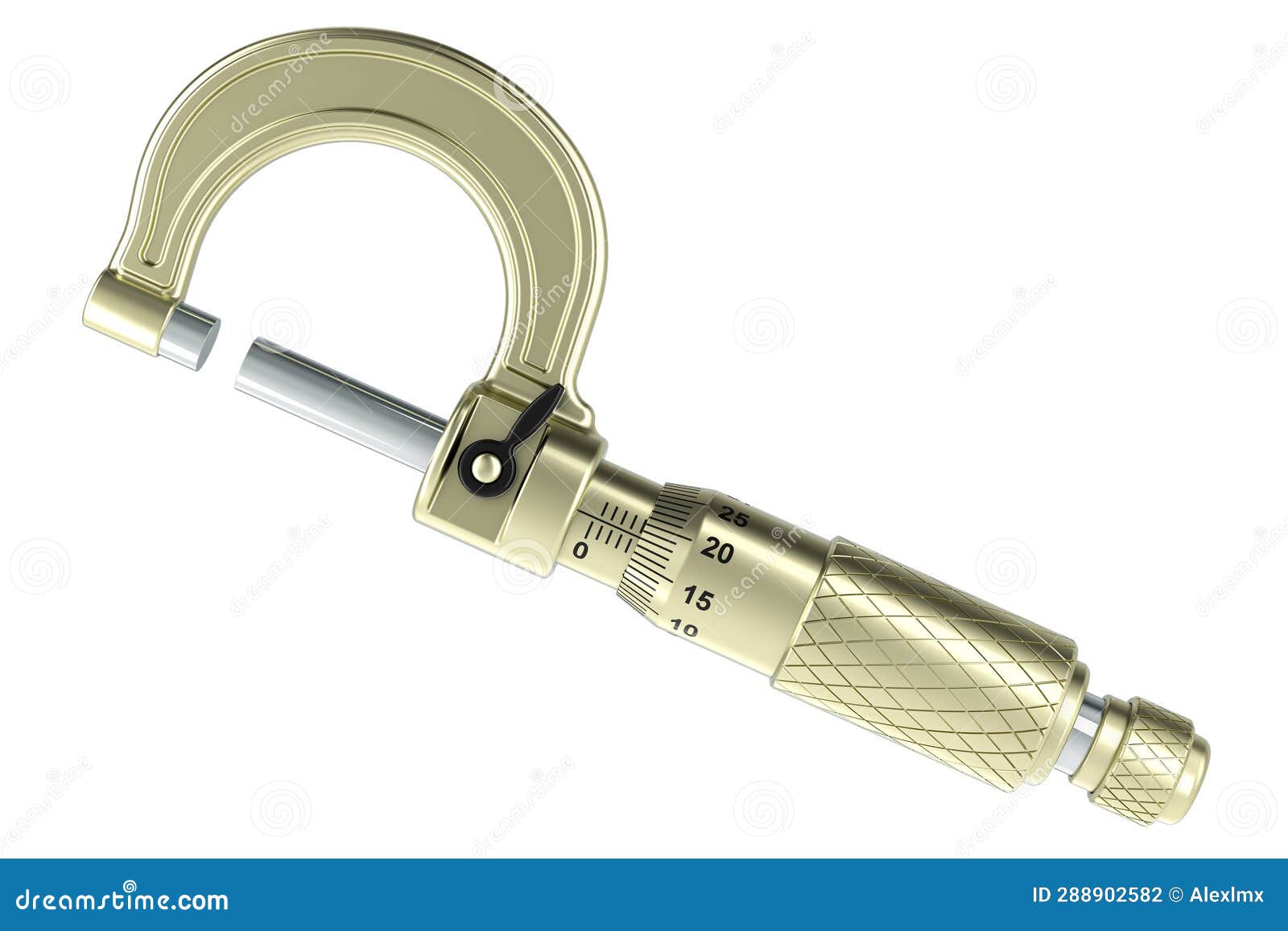 Micrometer, Micrometer Screw Gauge. 3D Rendering Stock Photography ...