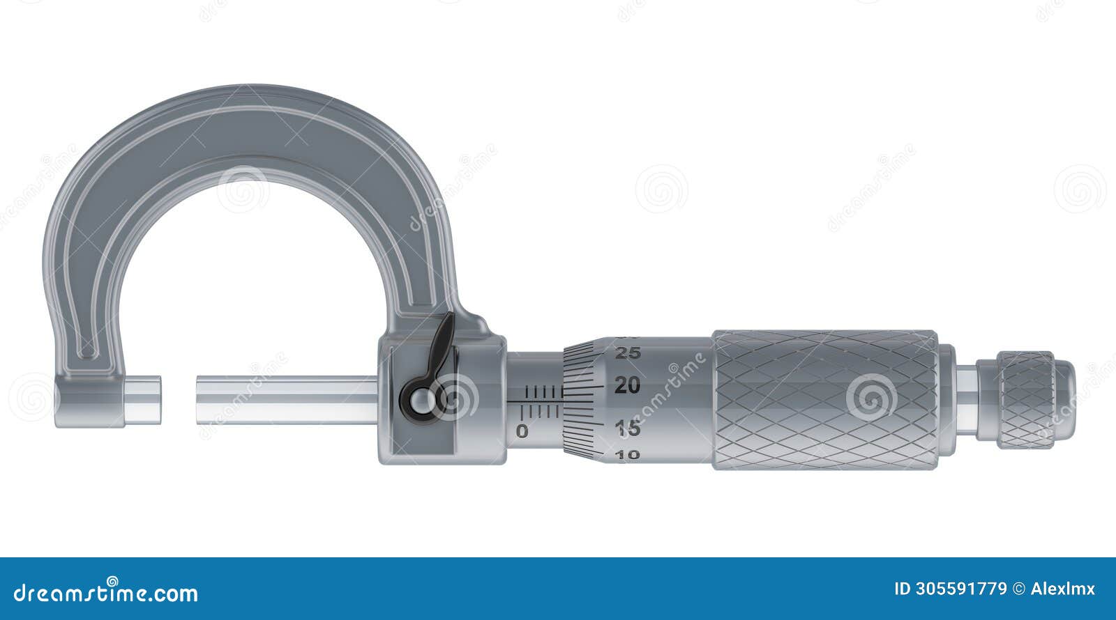 Micrometer, Micrometer Screw Gauge. 3D Rendering Stock Photography ...