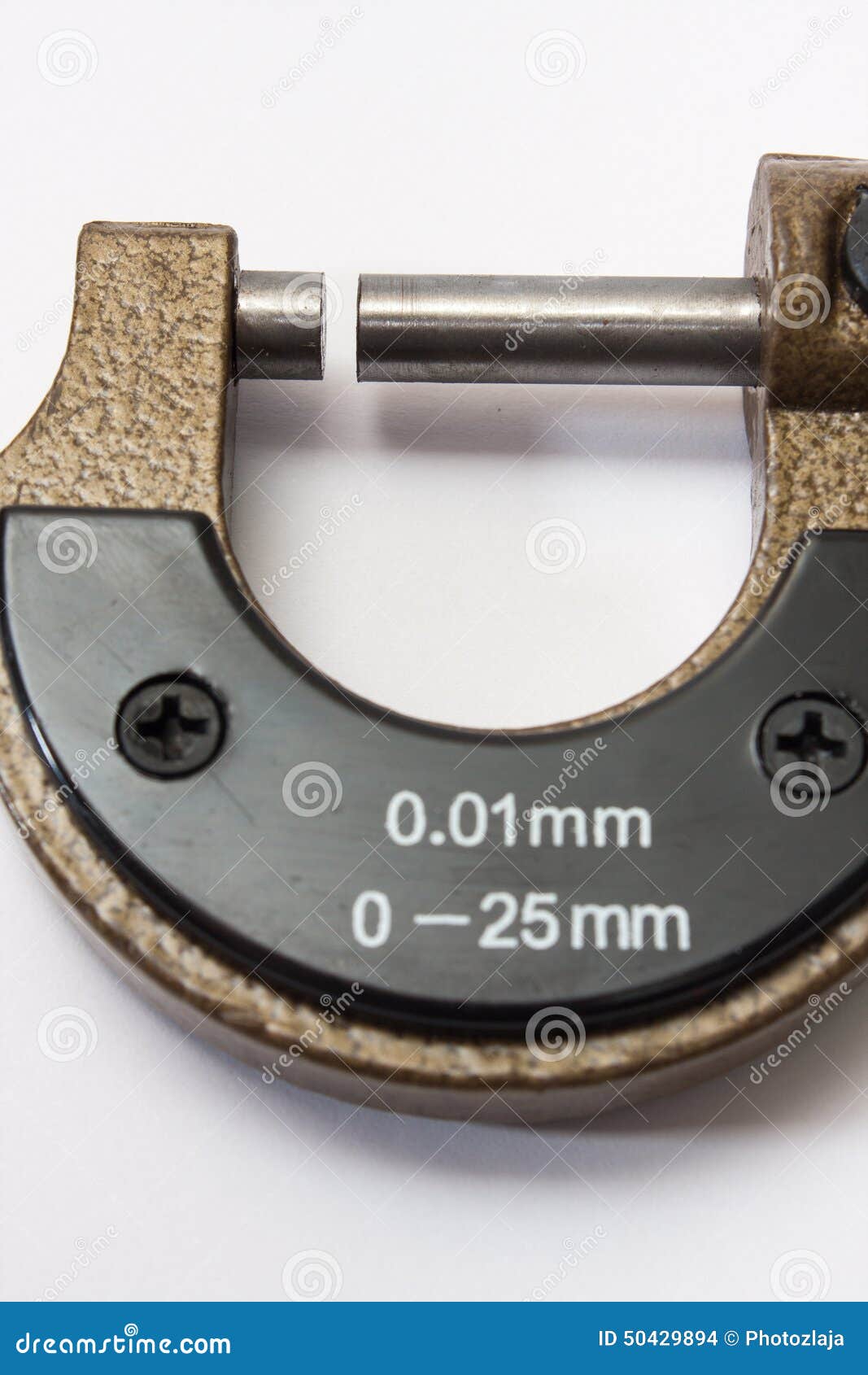 Micrometer To Measure a Thousandth of a Millimeter Stock Photo - Image ...