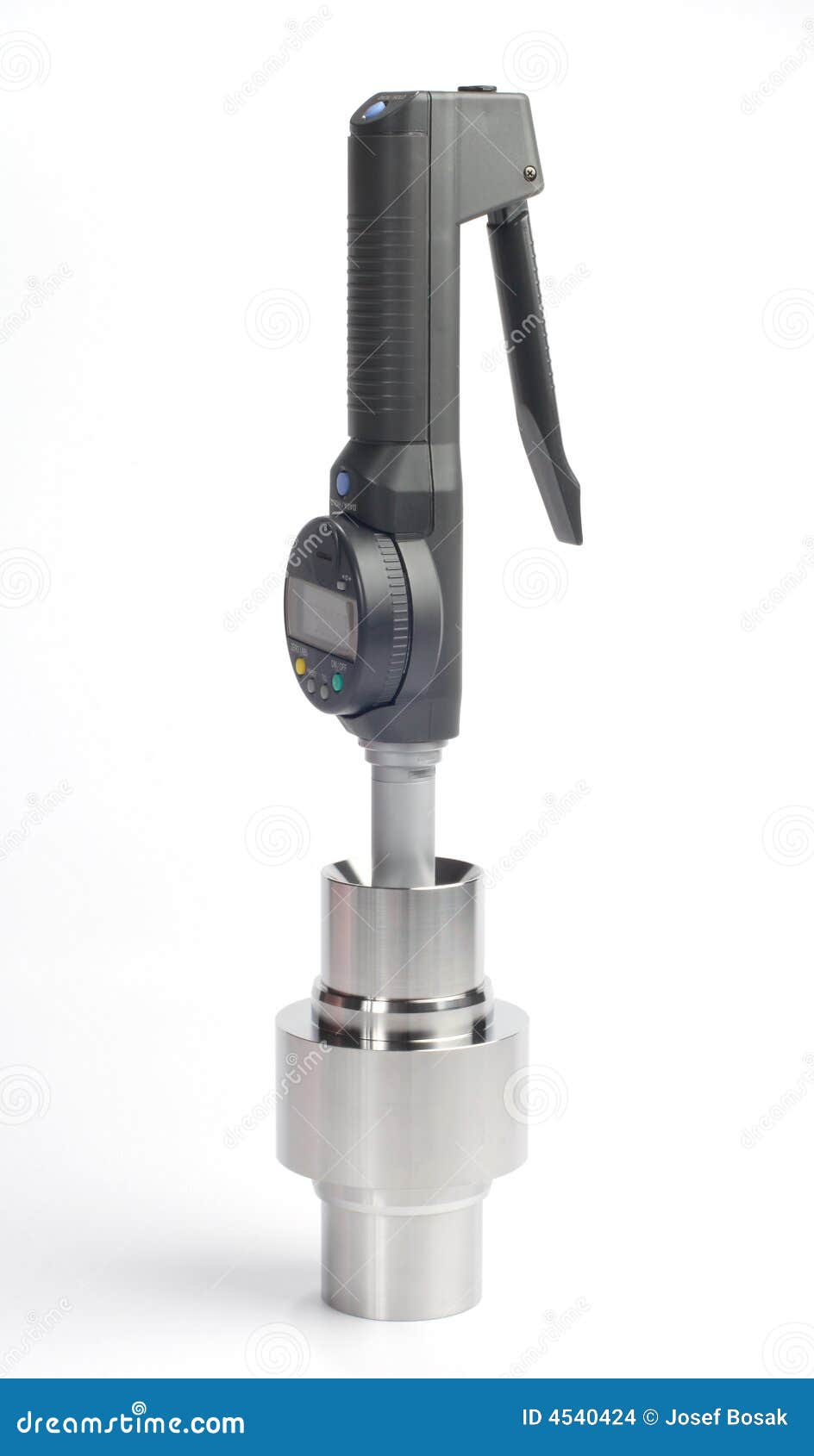 Micrometric measuring stock photo. Image of workpiece - 4540424