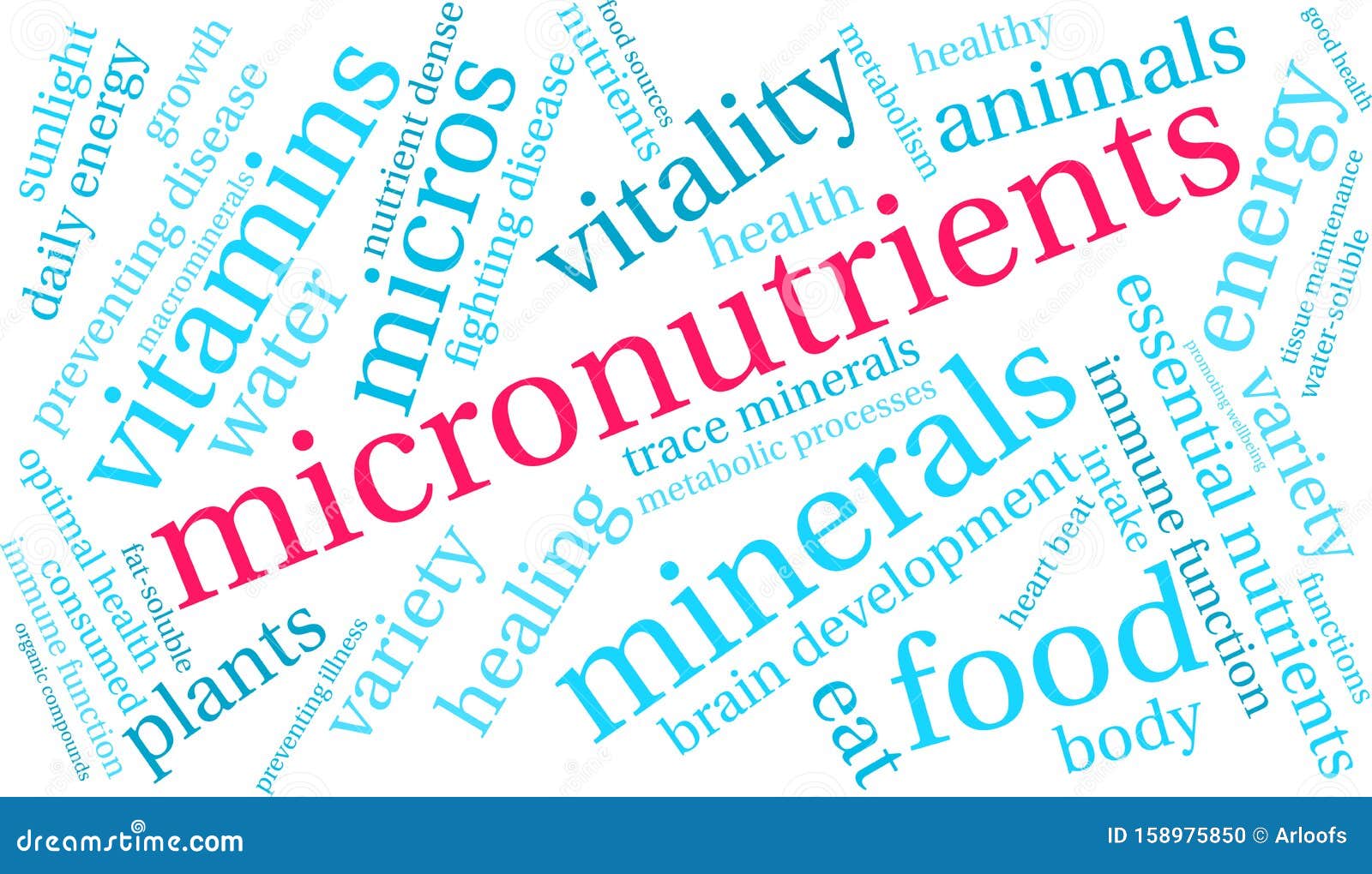 Micronutrients Word Cloud stock vector. Illustration of heart - 158975850