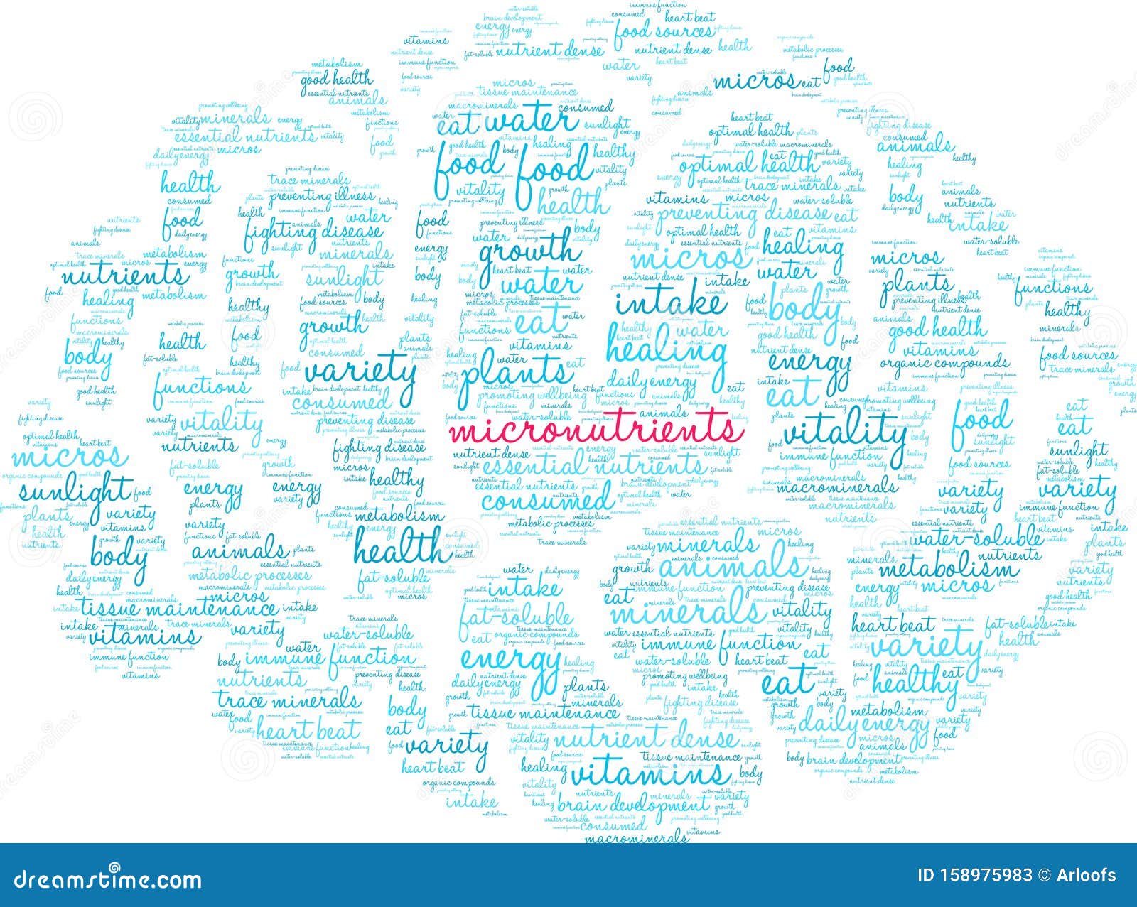 Micronutrients Word Cloud Cartoon Vector | CartoonDealer.com #158975983
