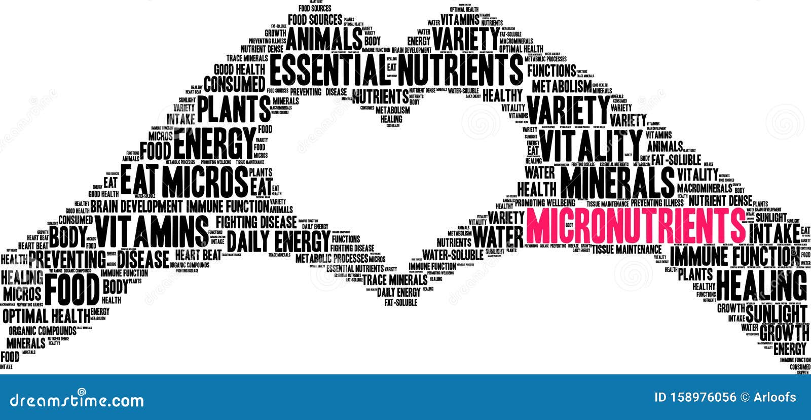 Micronutrients Word Cloud Cartoon Vector | CartoonDealer.com #158976095