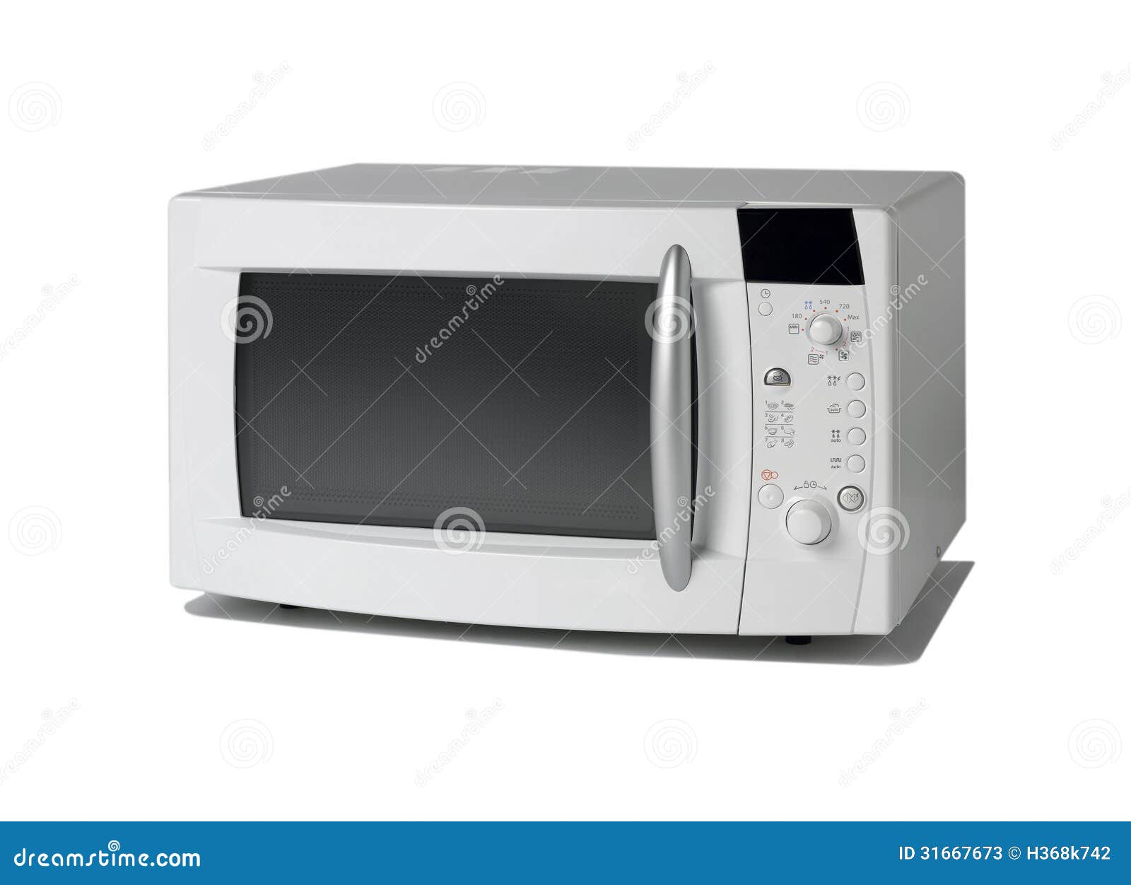 Microonda imagen de archivo. Imagen de blanco, inoxidable - 31667673