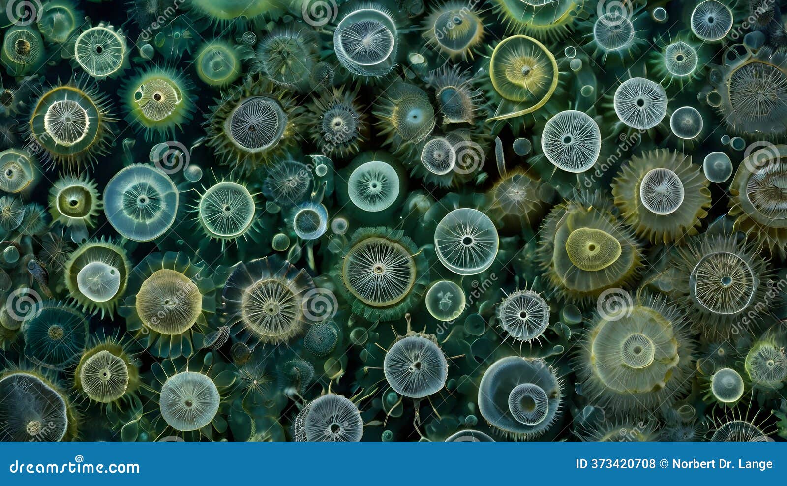 Microorganisms As Plant Plankton, AI-generatet Royalty-Free Stock Image ...