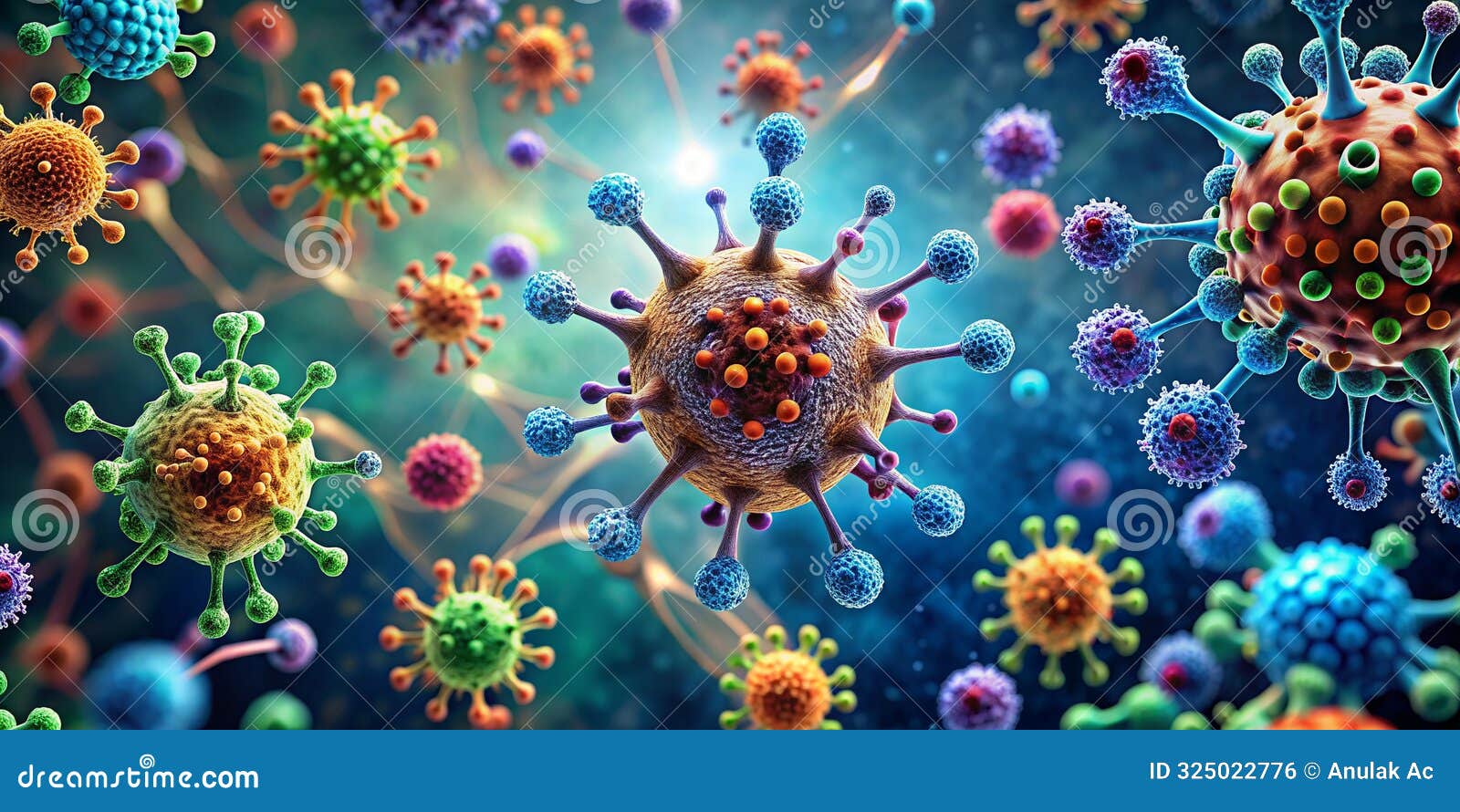 Microorganisms Bacteria Viruses Microbiology Contamination Contagions ...