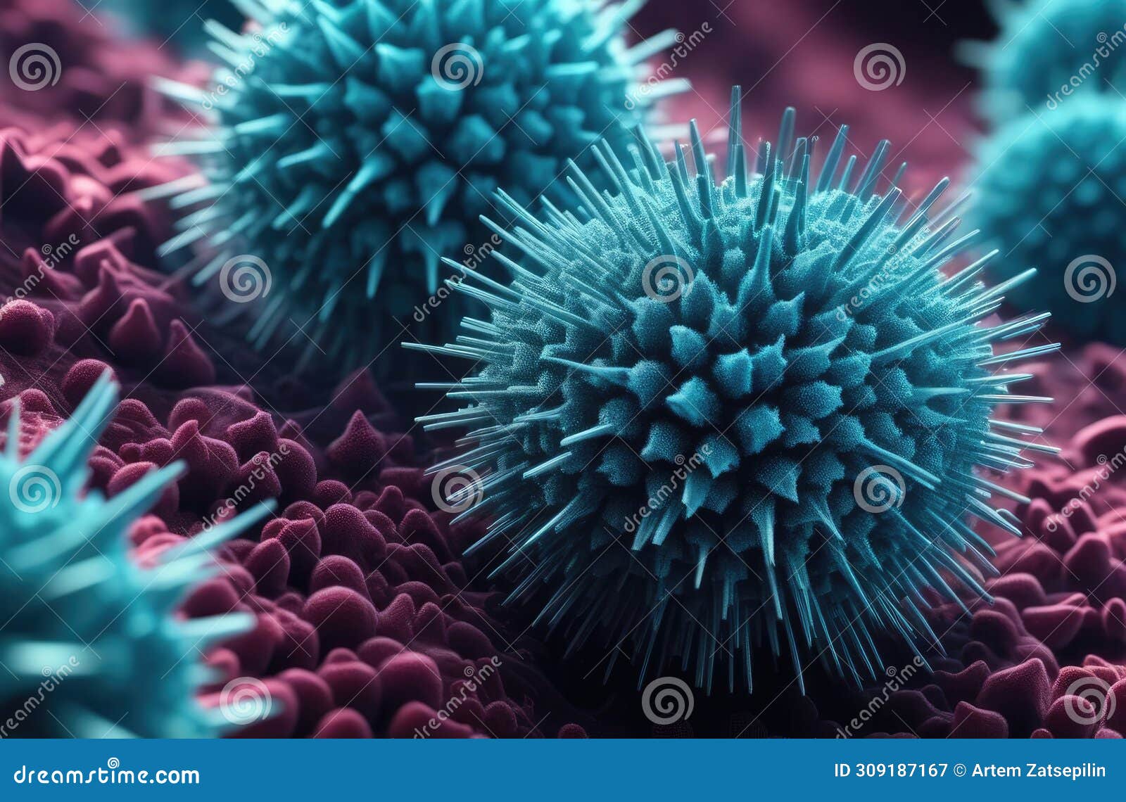 Mad Cow Disease On Blue Stock Photography | CartoonDealer.com #292581608