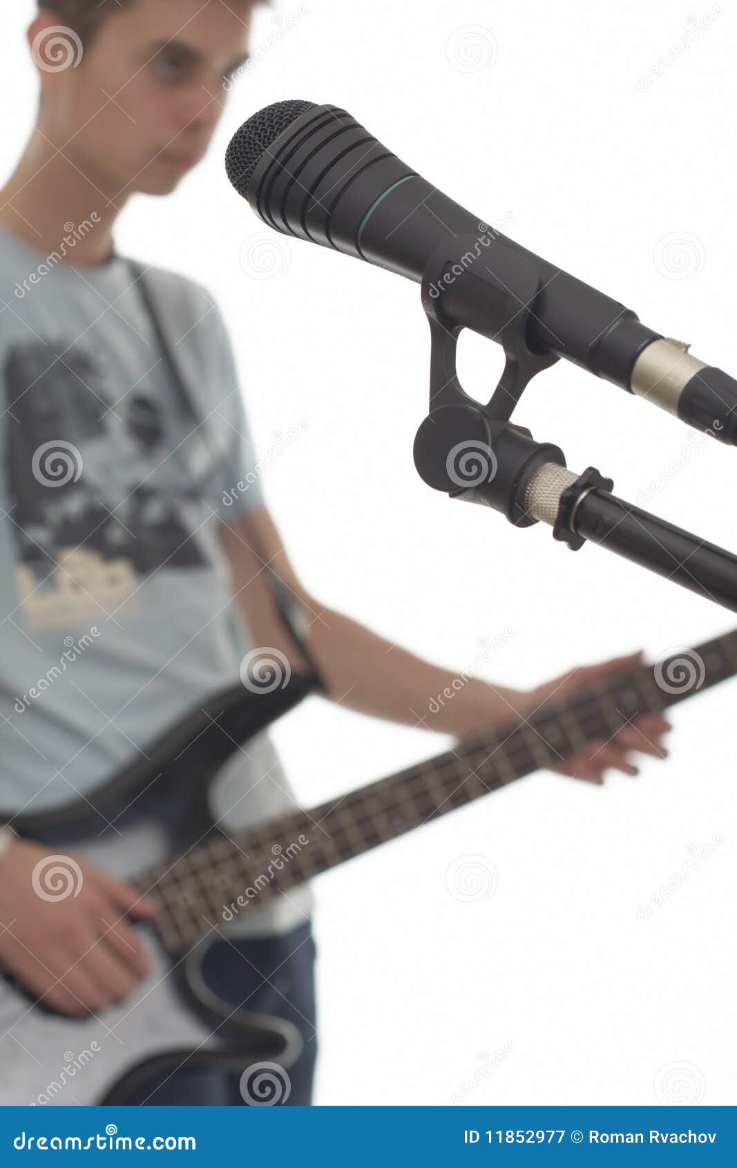 Microphone. stock image. Image of studio, close, play - 11852977