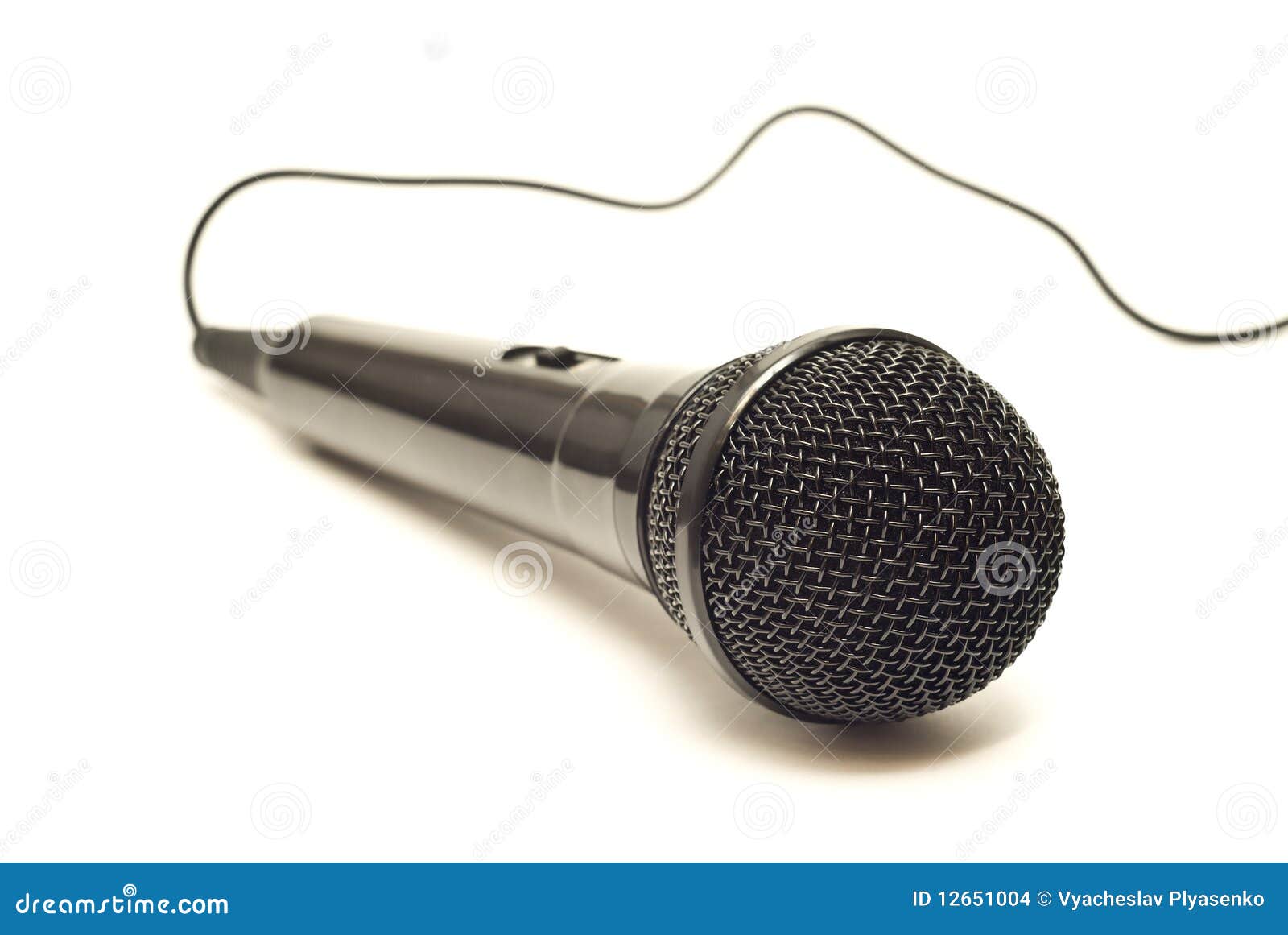 Microphone photo stock. Image du radio, acoustique, isolement - 12651004