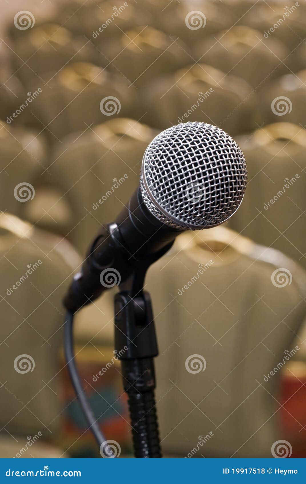 Microphone stock photo. Image of field, audio, focus - 19917518
