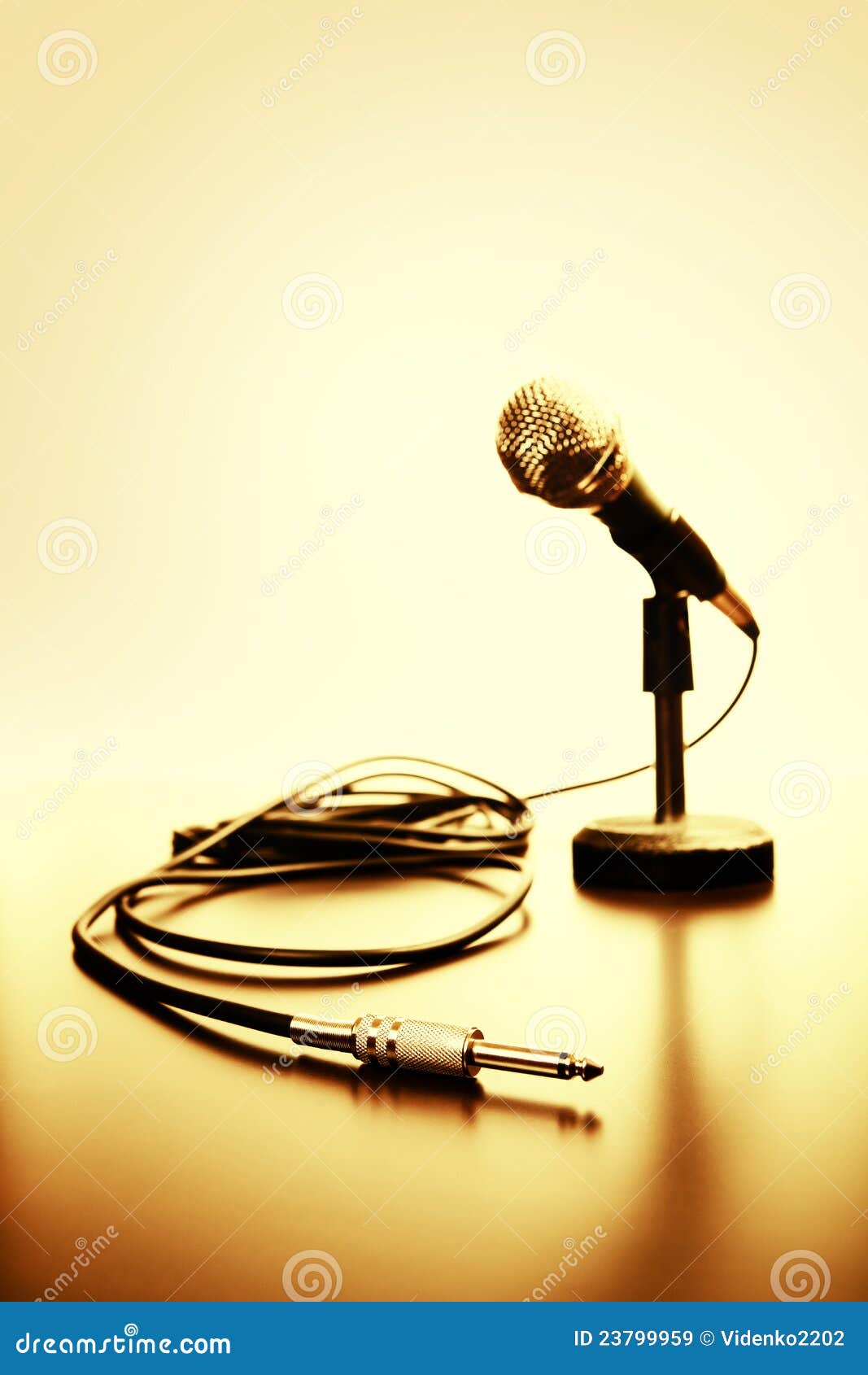 Microphone stock image. Image of jack, retro, shadow - 23799959
