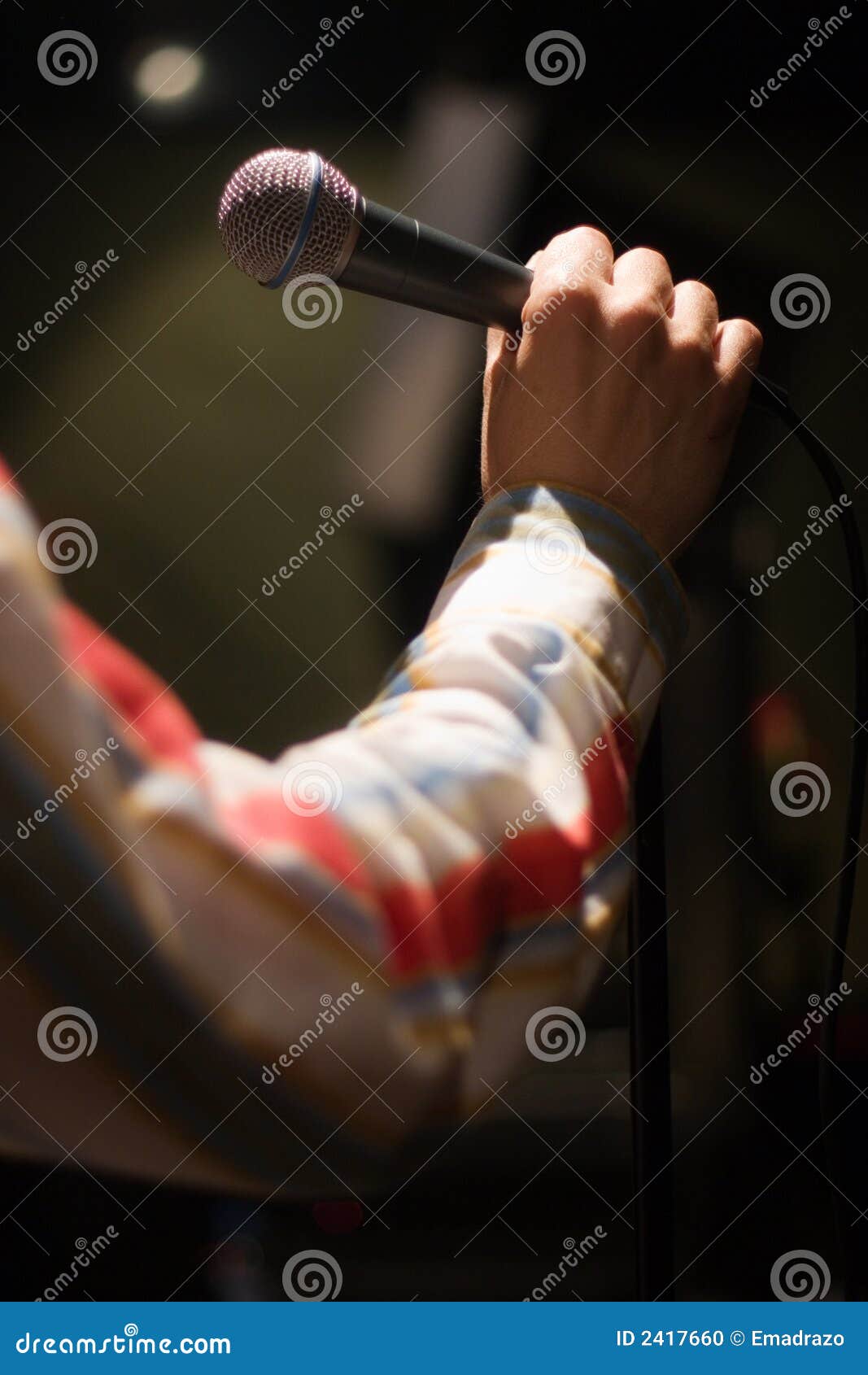 Microphone stock photo. Image of night, play, indoors - 2417660