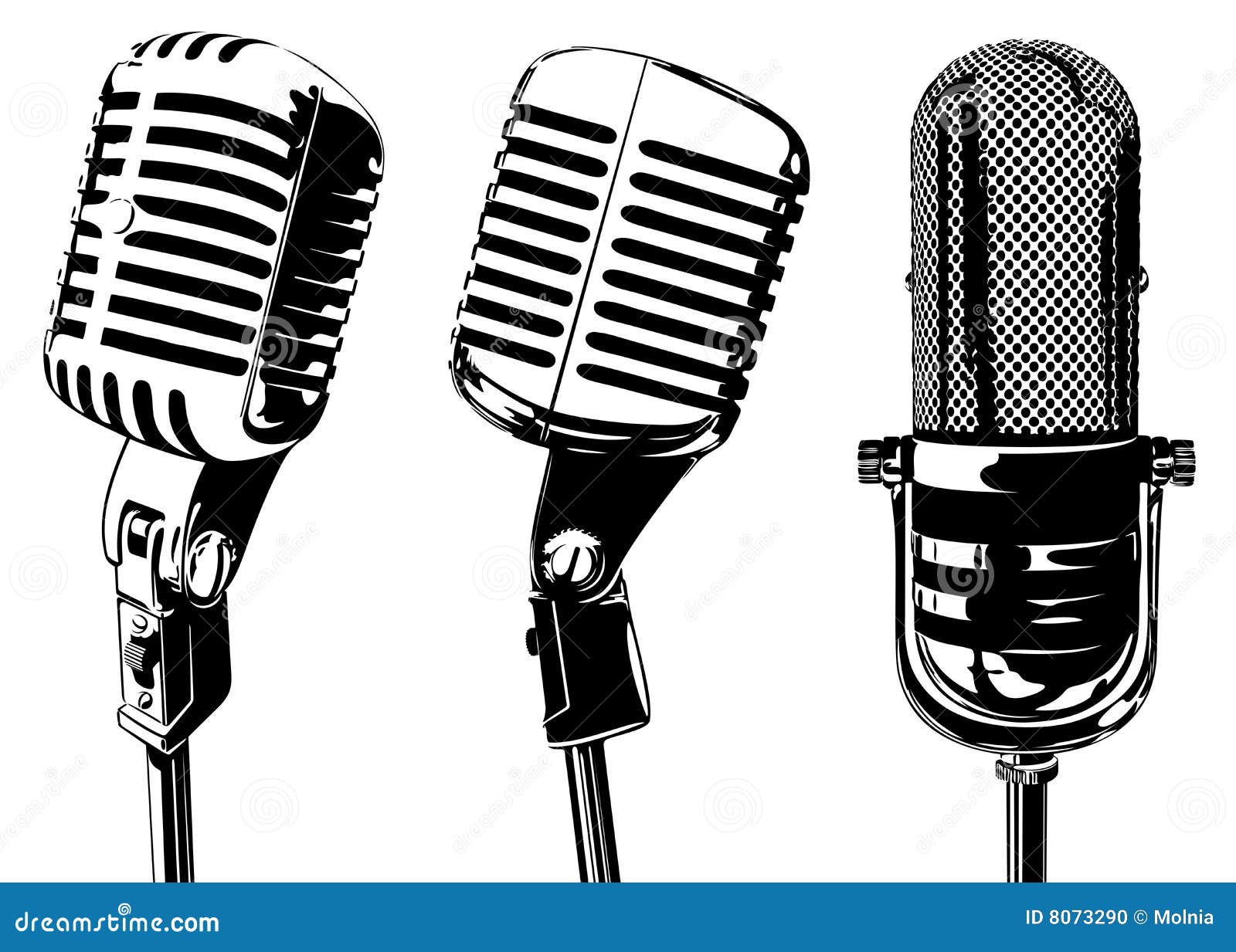 Microphone Cartoon Vector | CartoonDealer.com #14823609