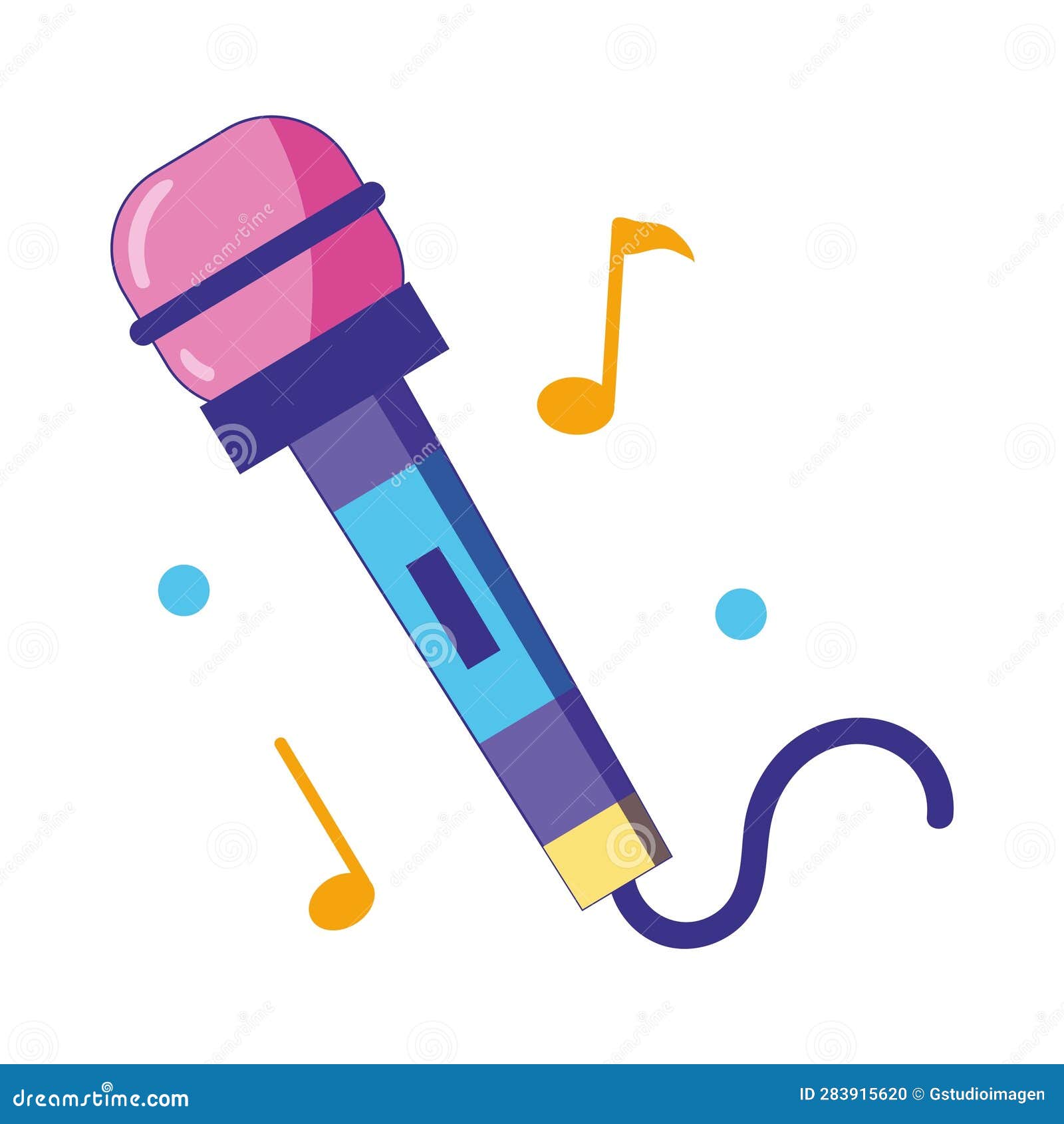 Microphone Audio Device Tech Stock Vector - Illustration of tech ...