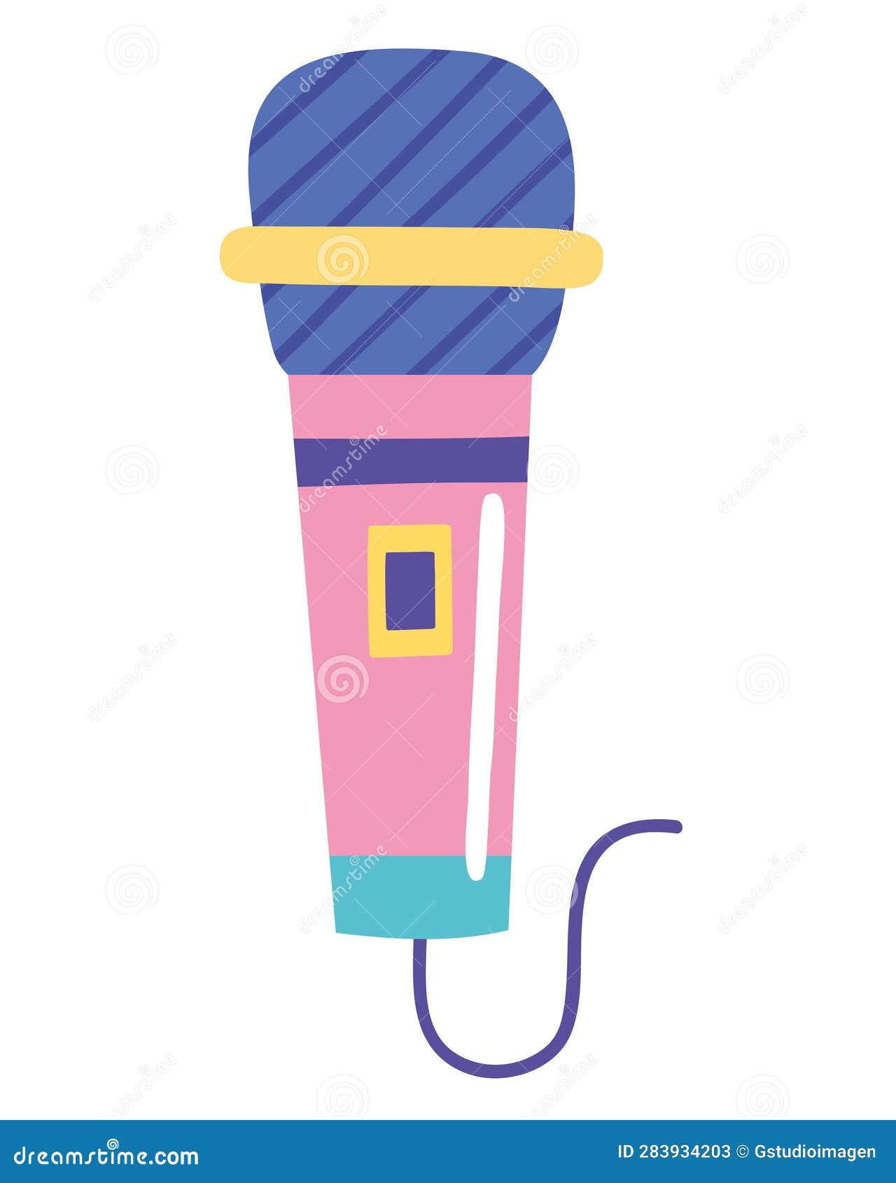Microphone Audio Device Tech Stock Vector - Illustration of microphone ...