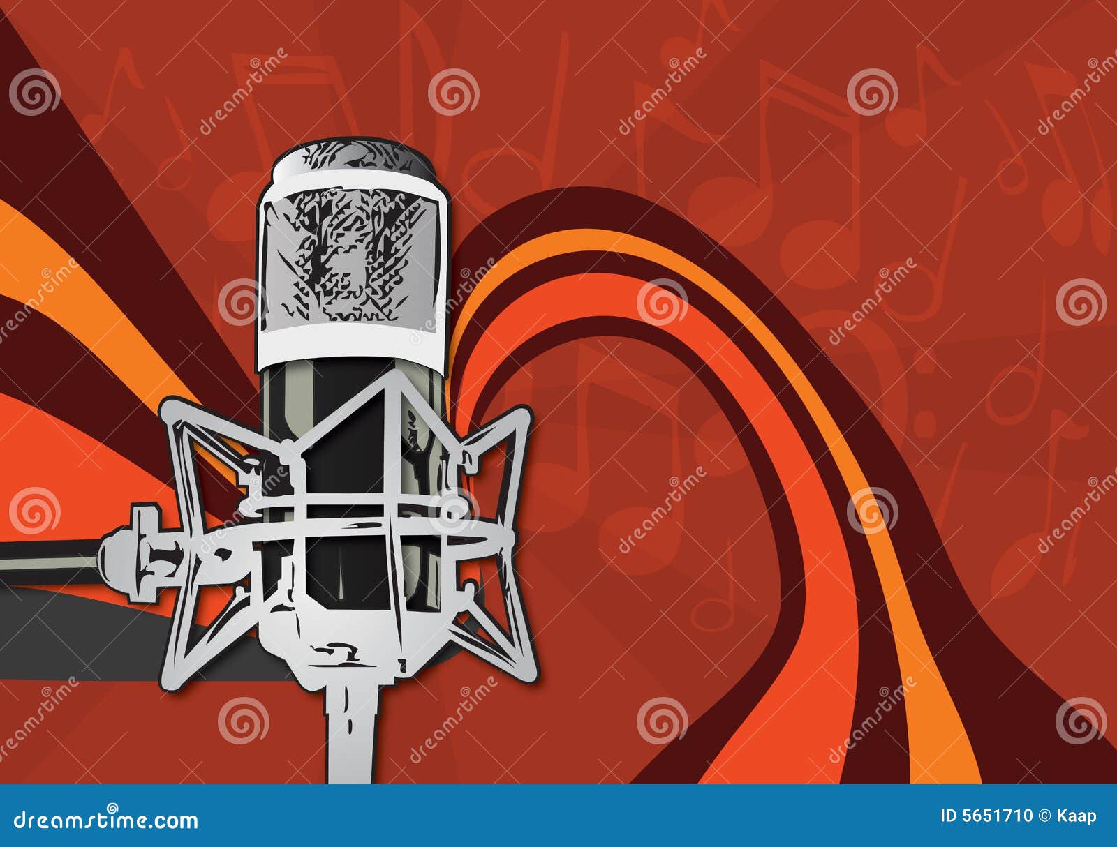 Microphone Background Royalty-Free Stock Image | CartoonDealer.com #5651710
