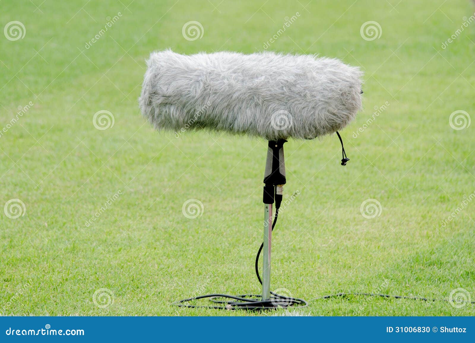 Microphone Boom for TV Live Stock Photo - Image of exterior, microphone ...
