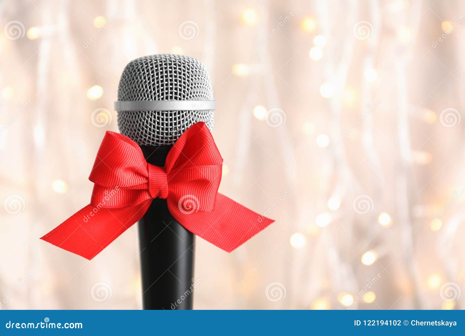 Microphone Bow Blurred Background Stock Photos - Free & Royalty-Free ...