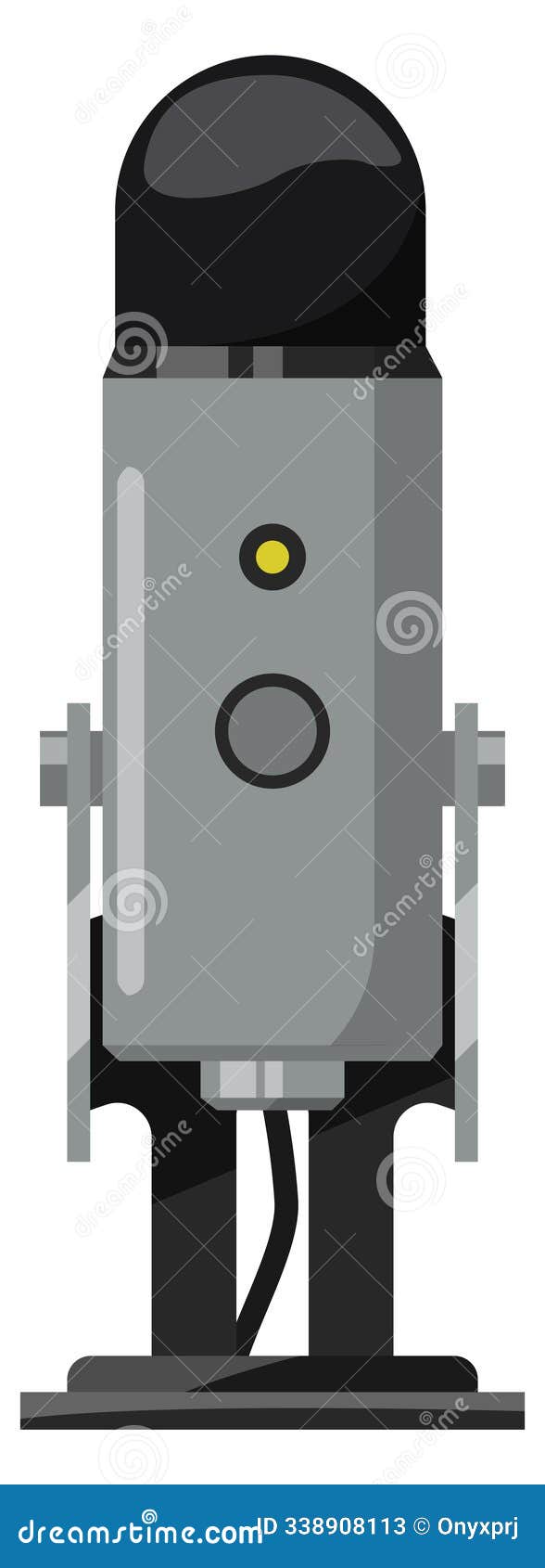 Mic Microphone Cartoon Illustration Icon | CartoonDealer.com #248766056
