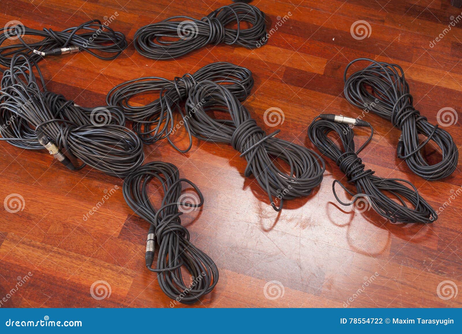 Microphone Close-up on Stage Stock Photo - Image of copyspace, club ...