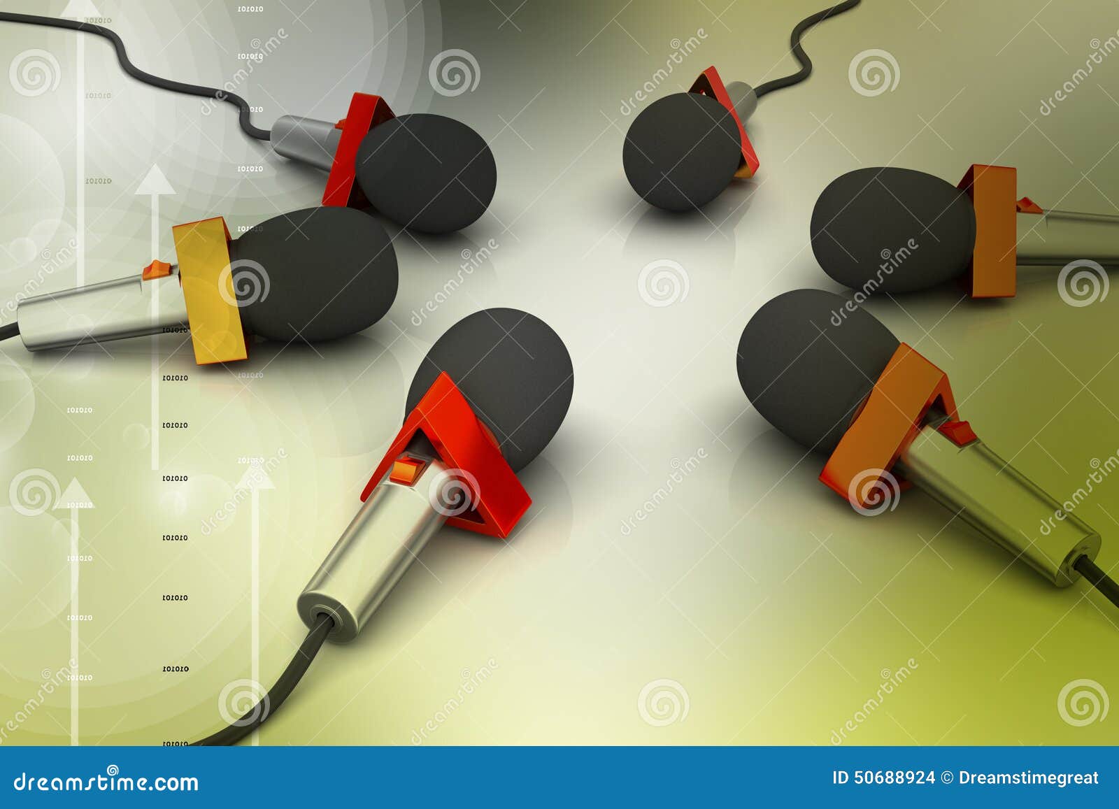 Microphone Communication Concept Stock Illustration - Illustration of ...