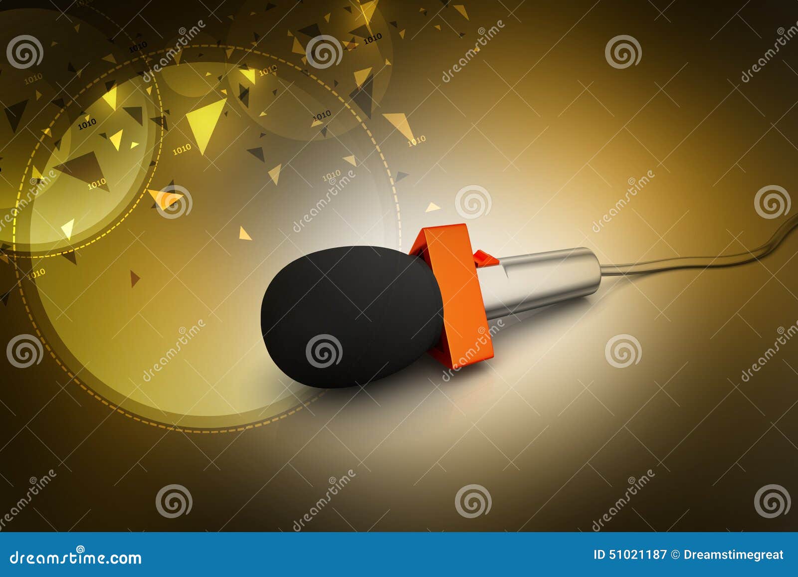 Microphone , Communication Concept Stock Image - Image of amplify ...