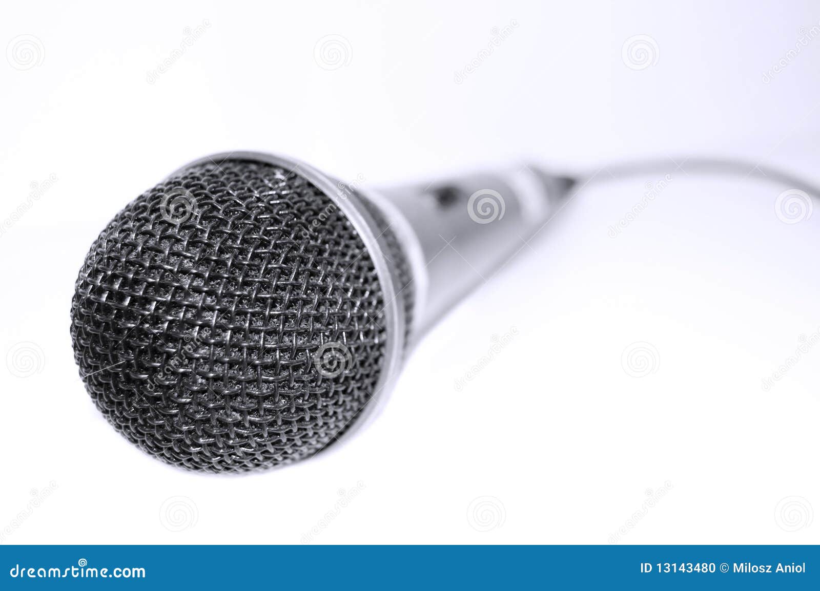 Microphone Conceptual Image. Stock Photo - Image of disco, light: 13143480