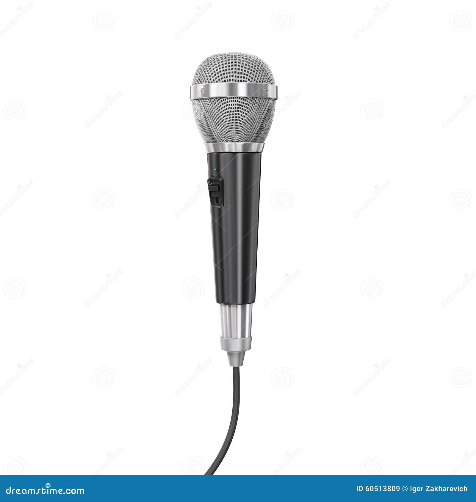 Microphone with cord stock illustration. Illustration of power - 60513809 Microphone with cord stock illustration. Illustration of power - 60513809
