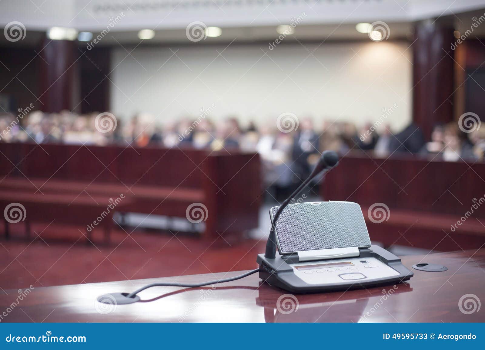 Microphone at court house stock image. Image of inside - 49595733