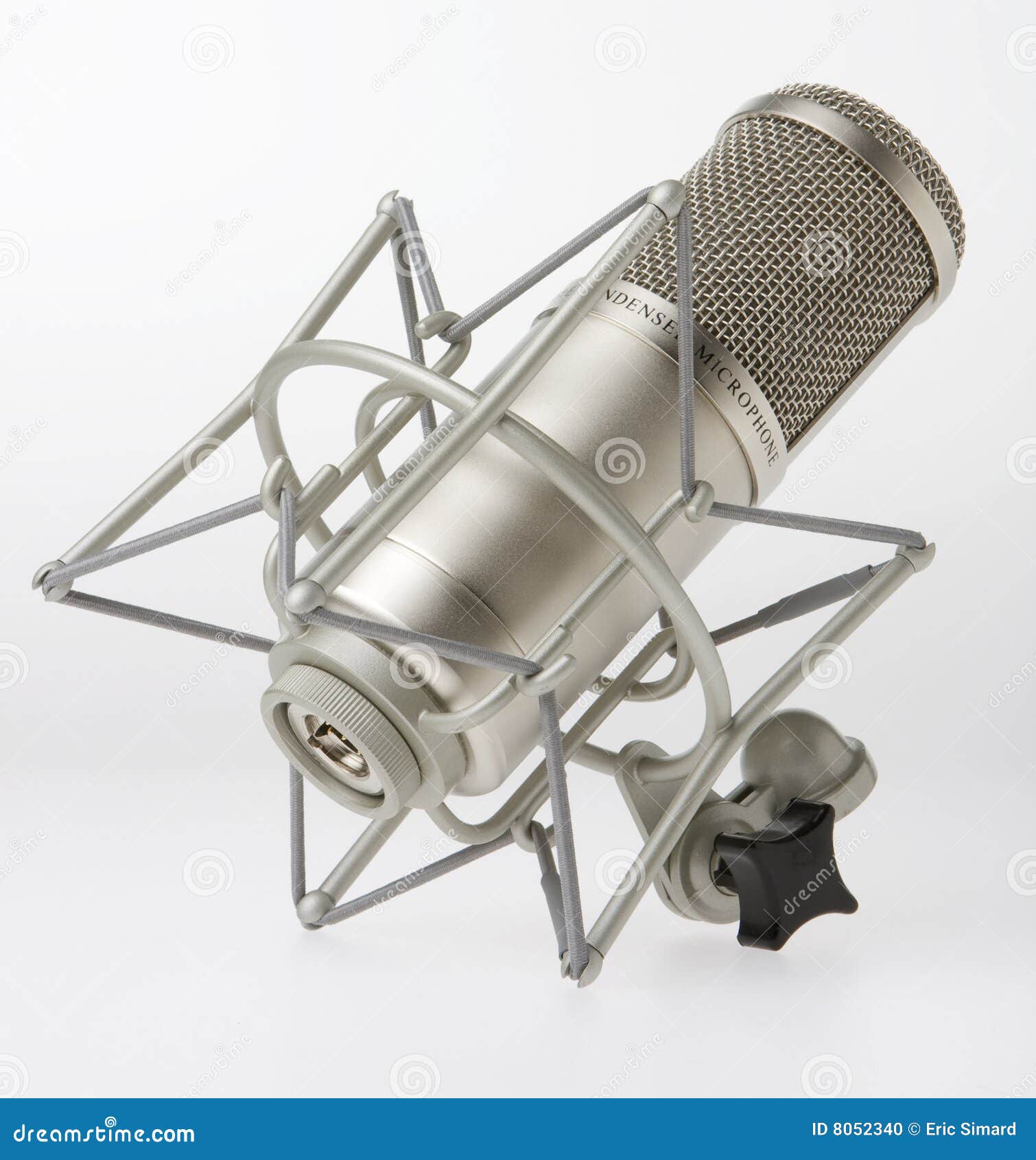 Microphone de studio photo stock. Image du musical, instrument - 8052340