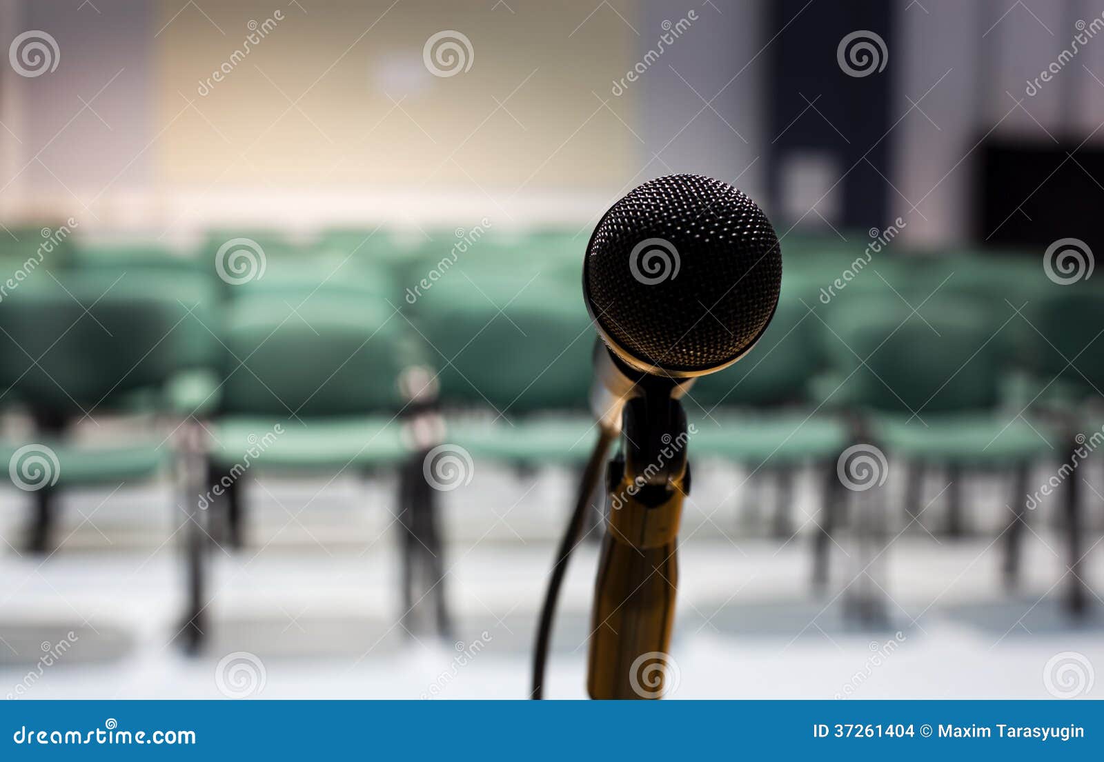 Microphone stock photo. Image of seat, cultural, hall - 37261404