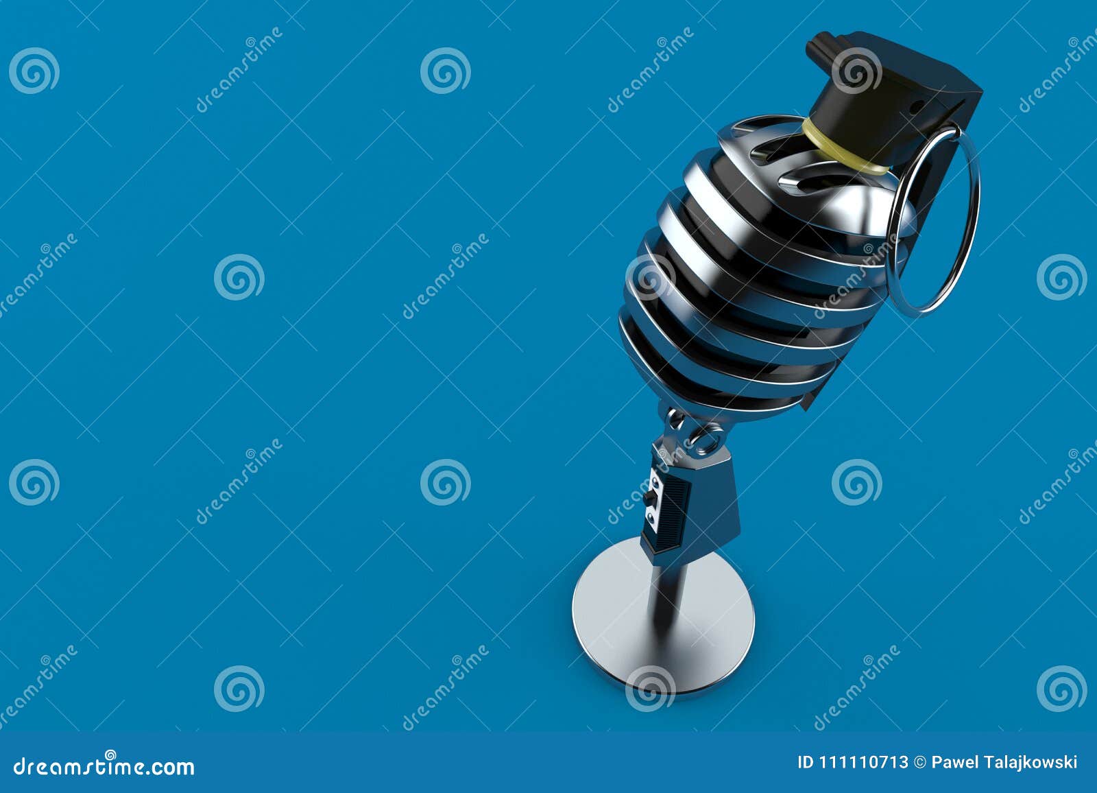 Microphone Grenade Stock Photography | CartoonDealer.com #26755490