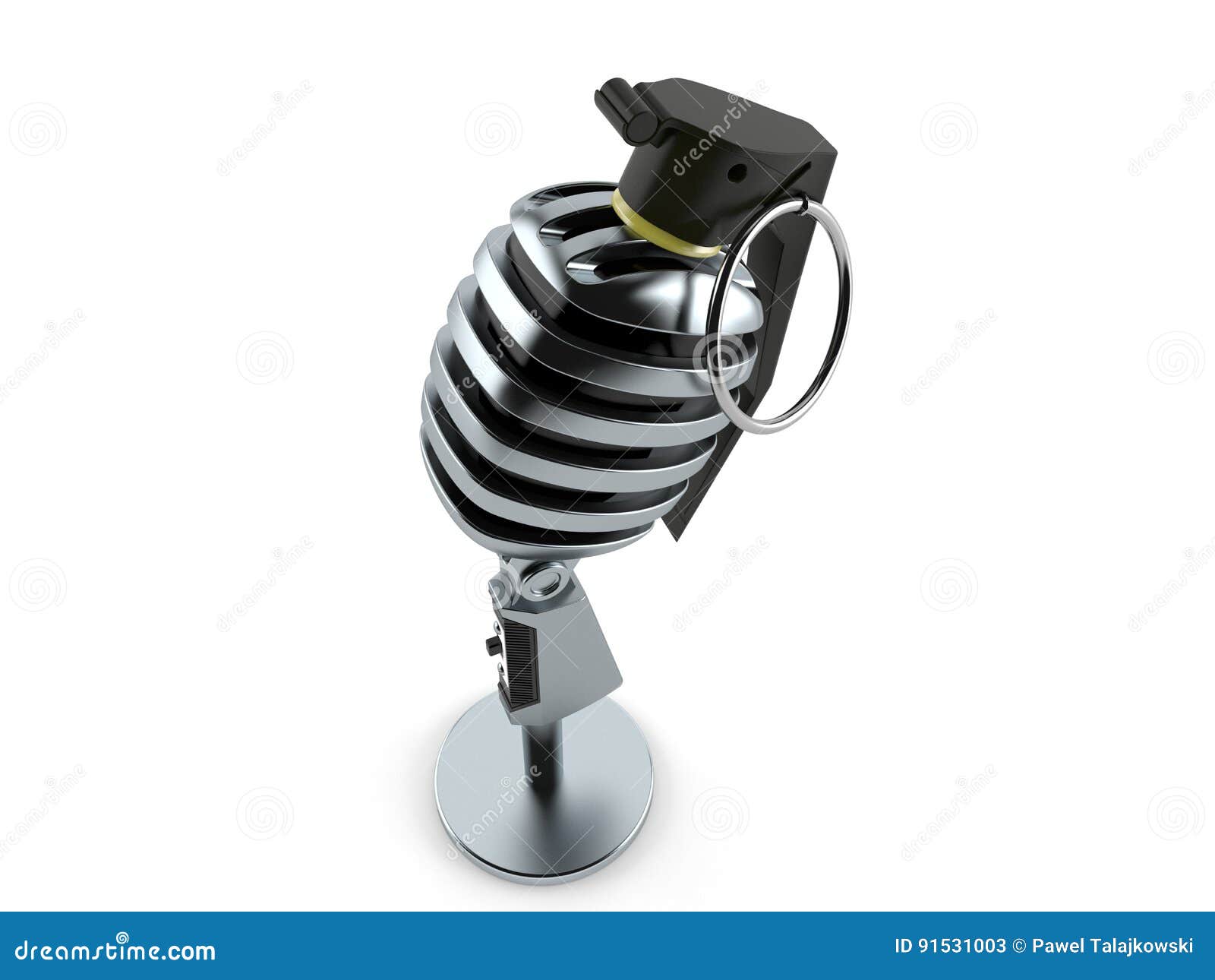 Microphone Grenade Stock Photography | CartoonDealer.com #26755490