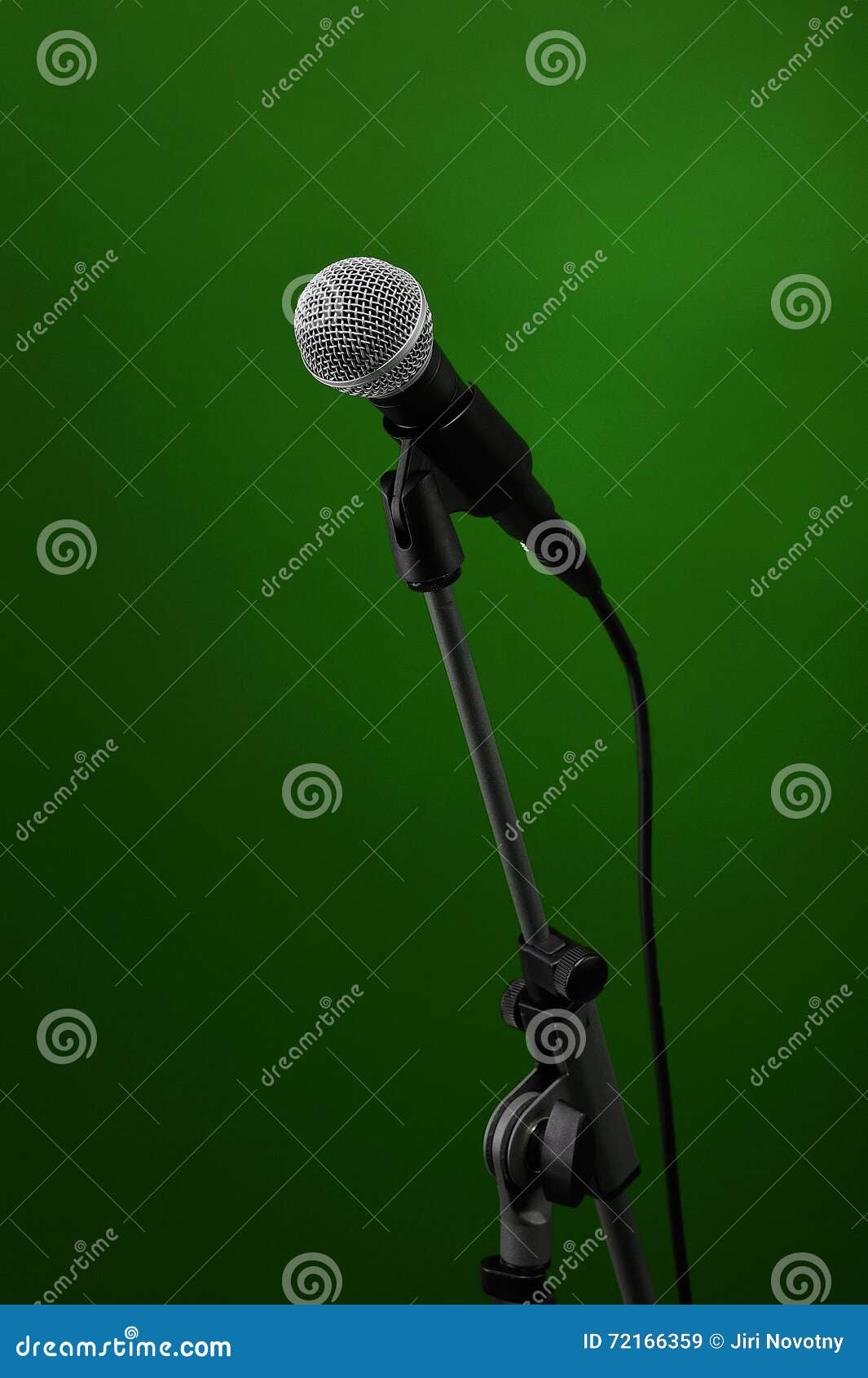 Microphone on green stock image. Image of music, band - 72166359
