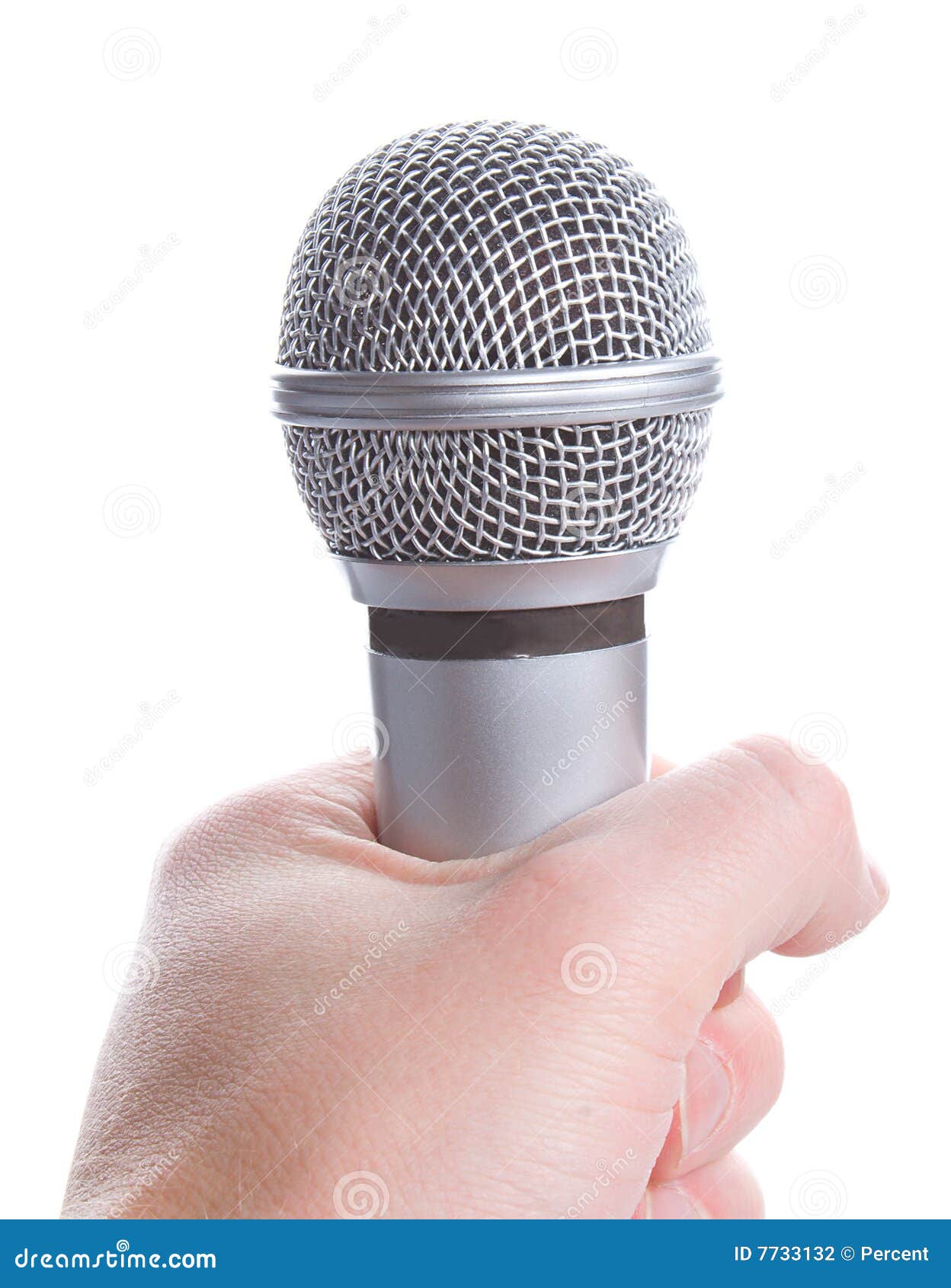 Microphone in hand stock photo. Image of music, equipment - 7733132